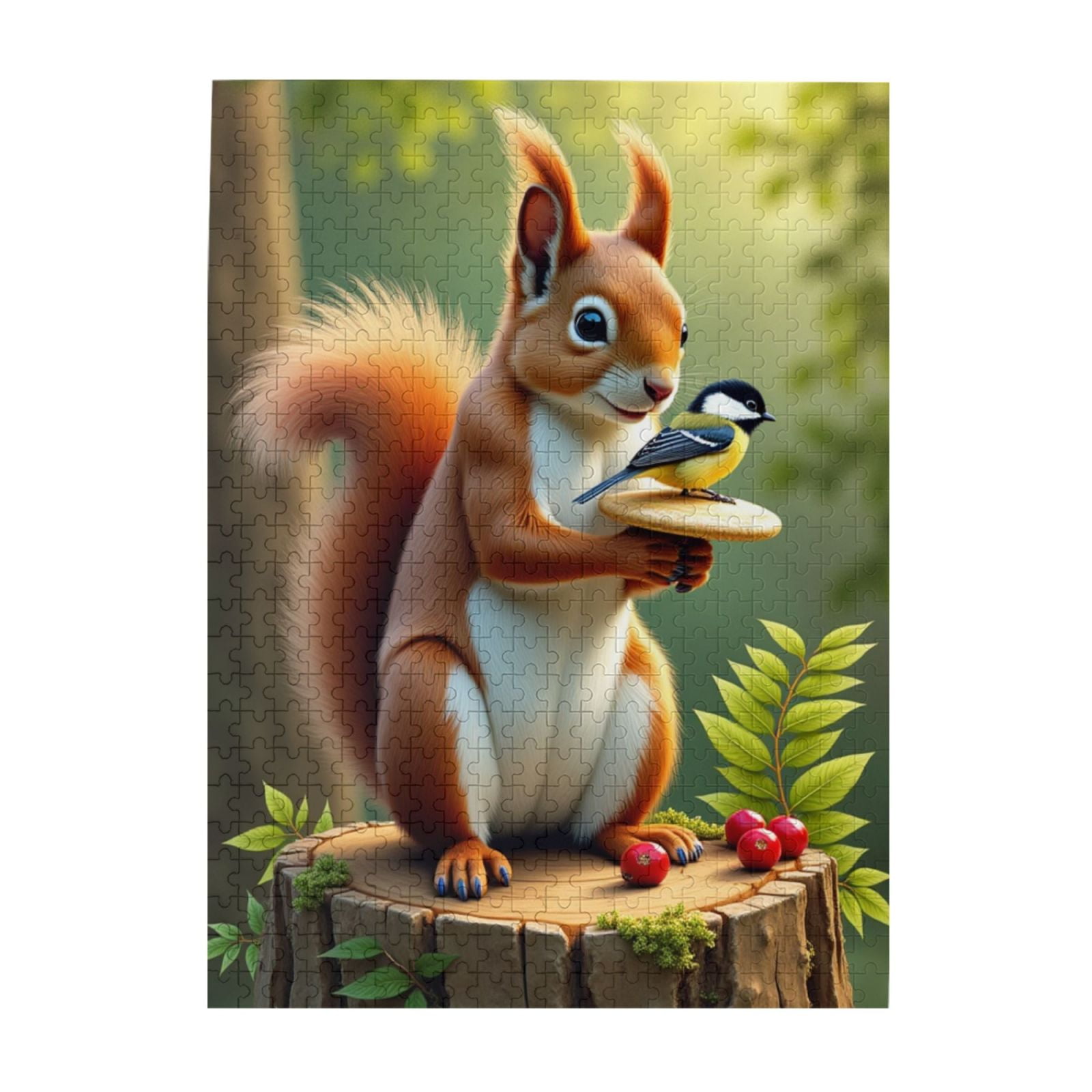 500 Piece Squirrel And Bird Jigsaw Puzzle For Adults Challenging And ...