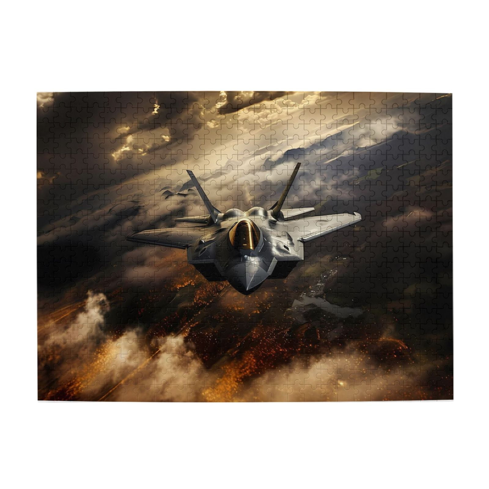 500 Piece Stealth Fighter Jet Jigsaw Puzzle For Adults – Epic Military ...
