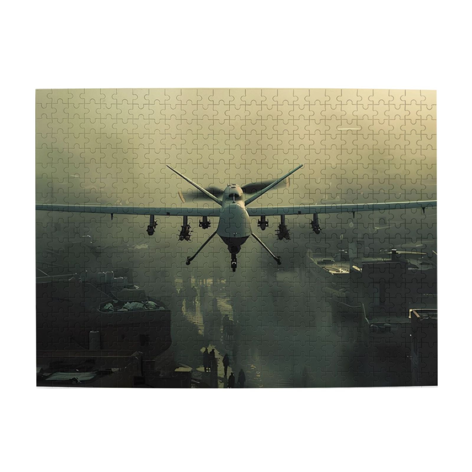 500 Piece Tactical Surveillance Drone Jigsaw Puzzle For Adults ...