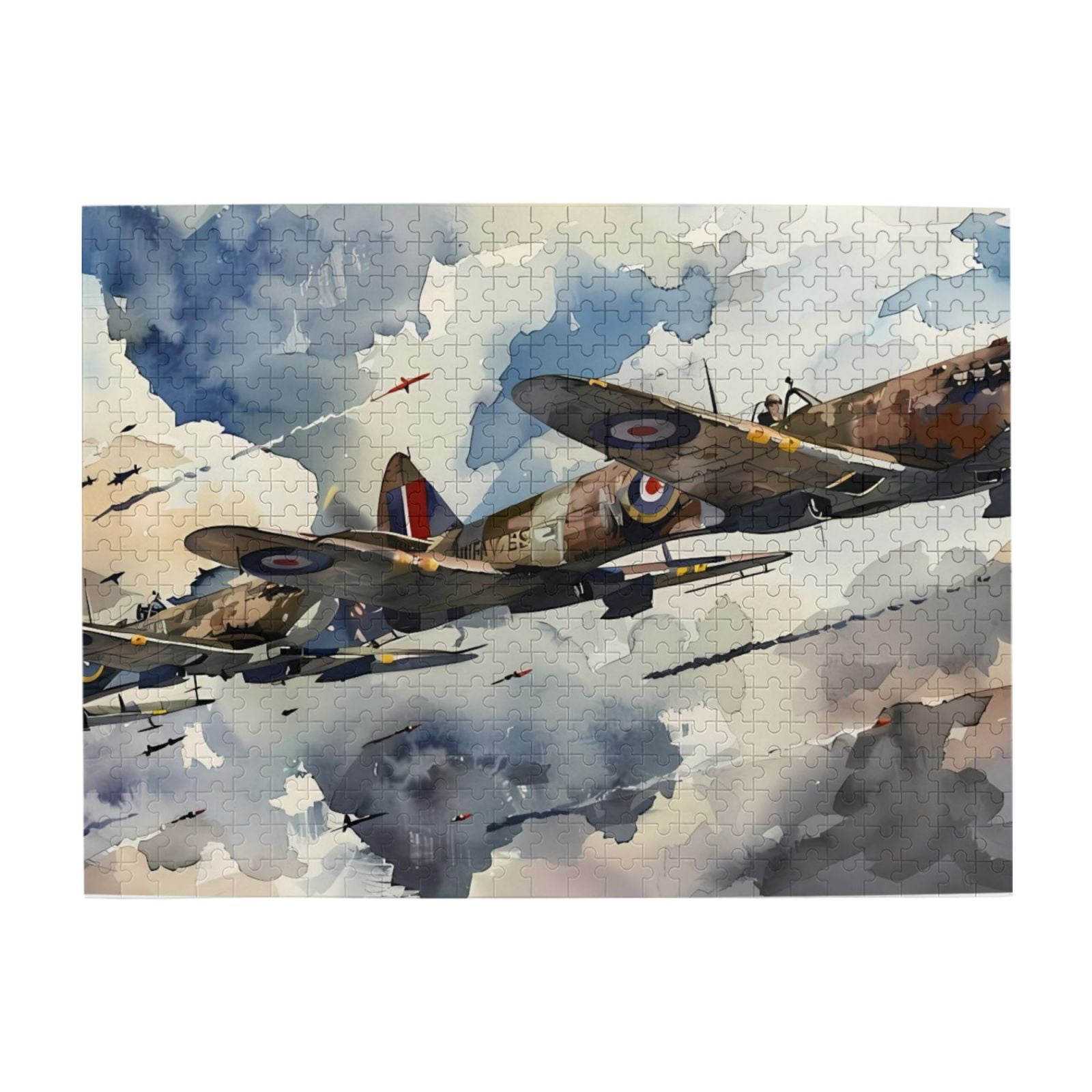500 Piece Vintage WWII Fighter Planes Jigsaw Puzzle For Adults ...