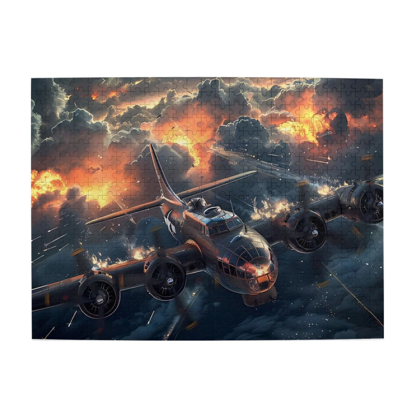 500 Piece WWII Bomber Aircraft Jigsaw Puzzle For Adults – Dramatic ...