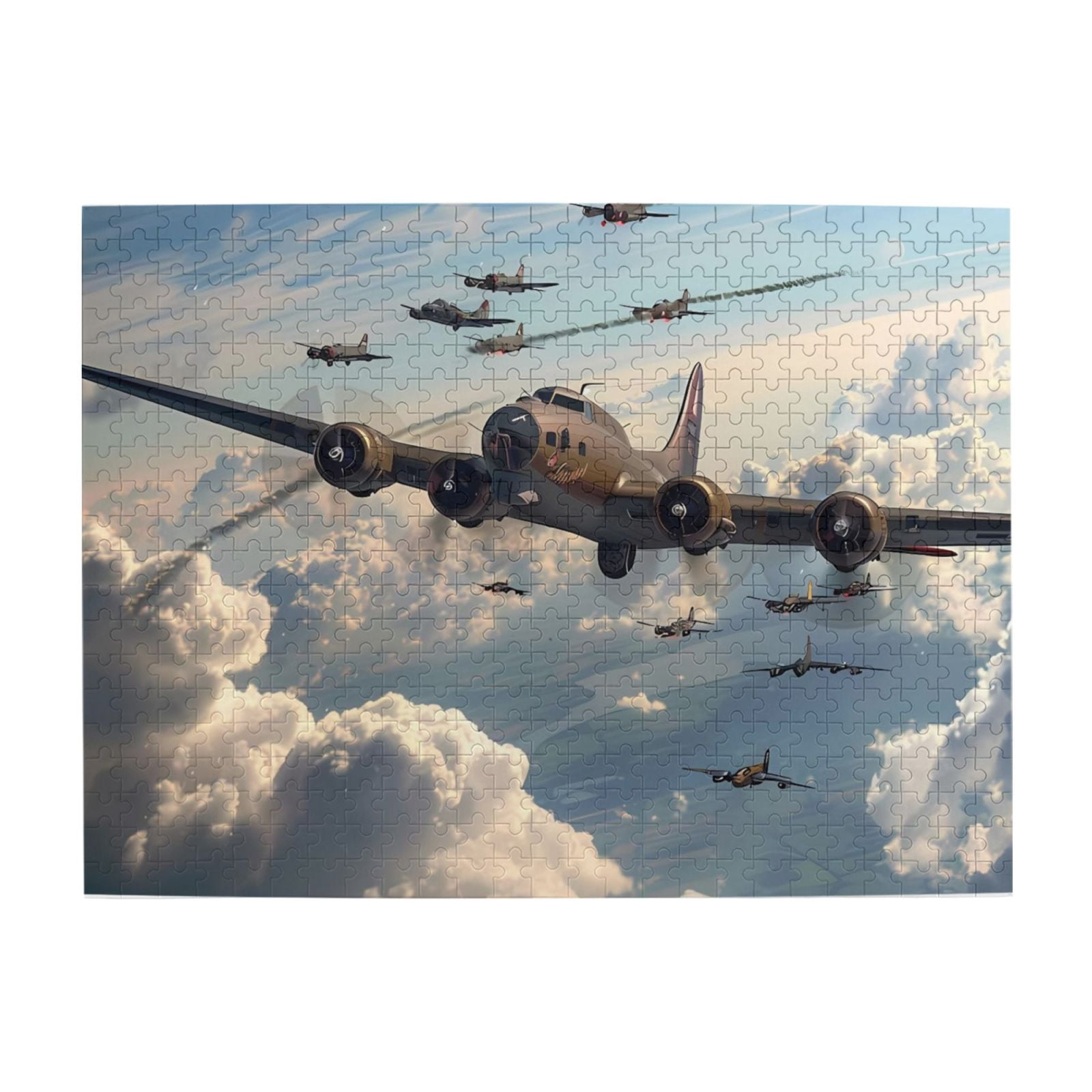 500 Piece WWII Bomber Squadron Jigsaw Puzzle For Adults Challenging ...