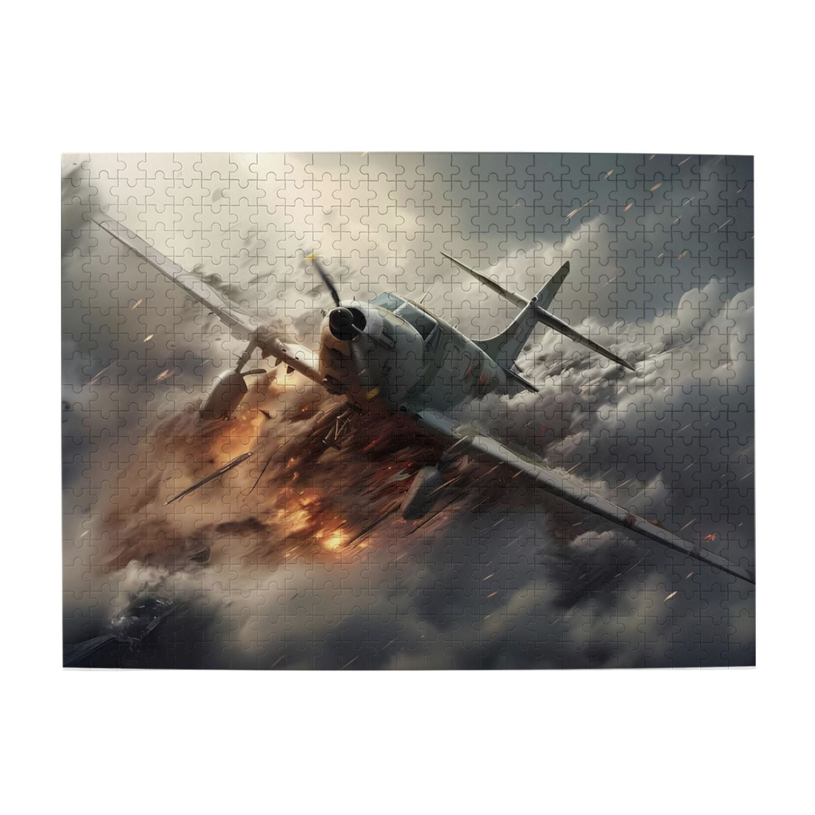 500 Piece WWII Fighter Plane Jigsaw Puzzle For Adults – Captivating ...