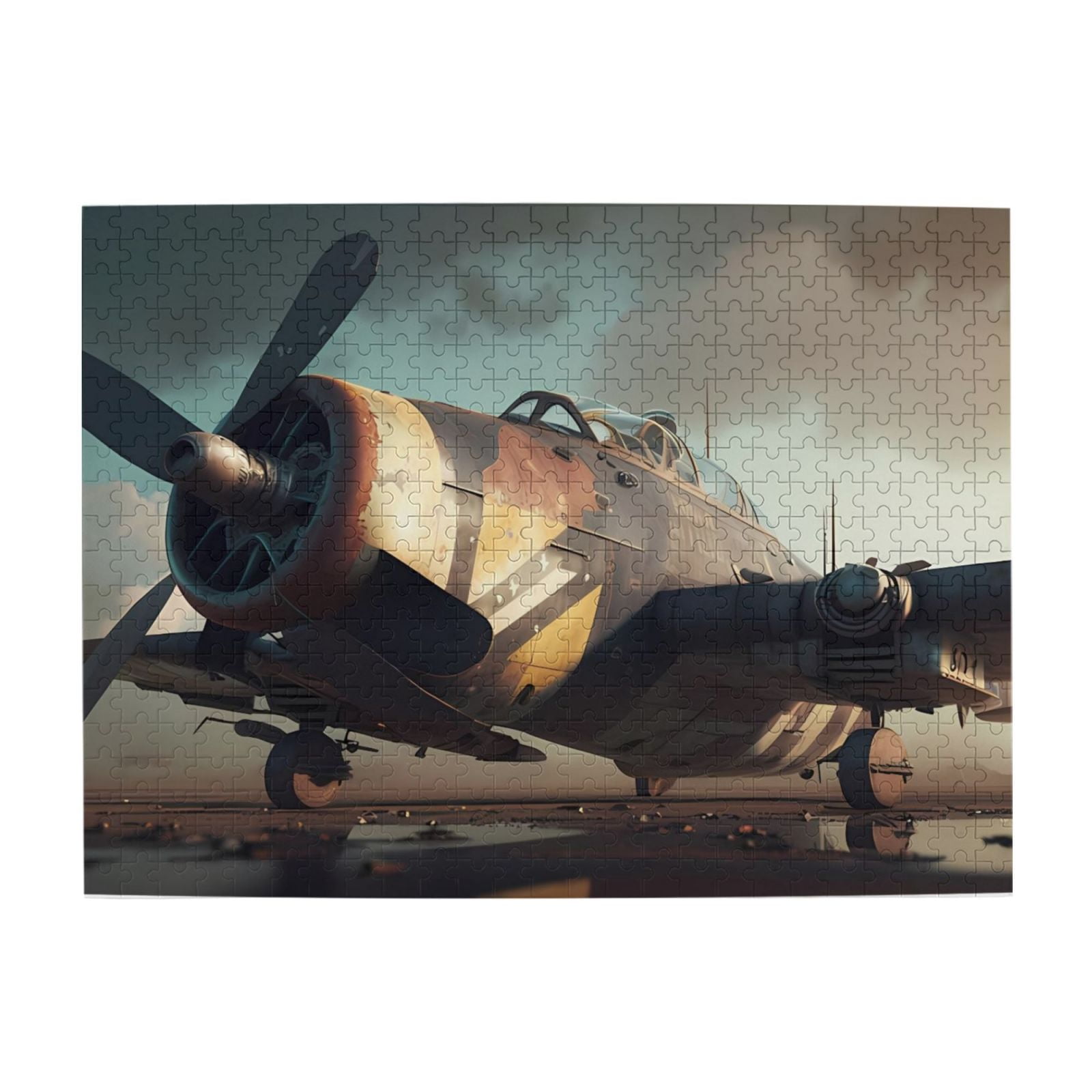 500 Piece WWII Fighter Plane Jigsaw Puzzle For Adults – Challenging ...