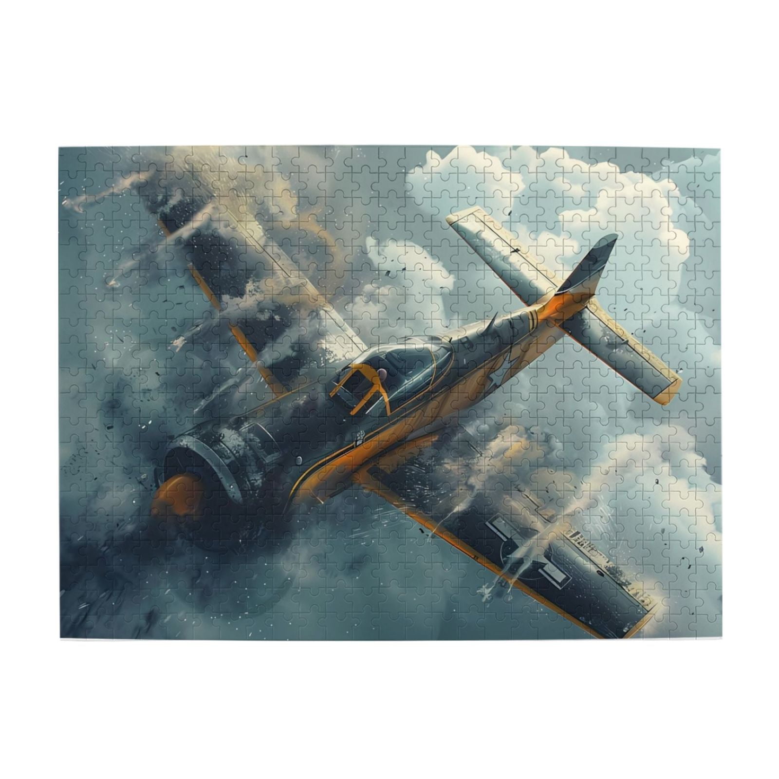 500 Piece WWII Fighter Plane Jigsaw Puzzle For Adults Dynamic Military ...