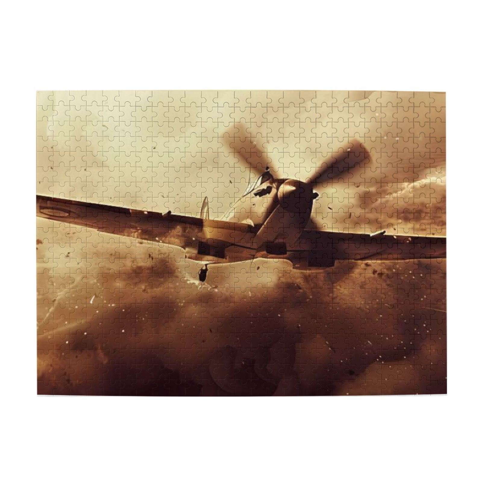 500 Piece WWII Fighter Plane Wooden Jigsaw Puzzle For Adults – Dynamic ...