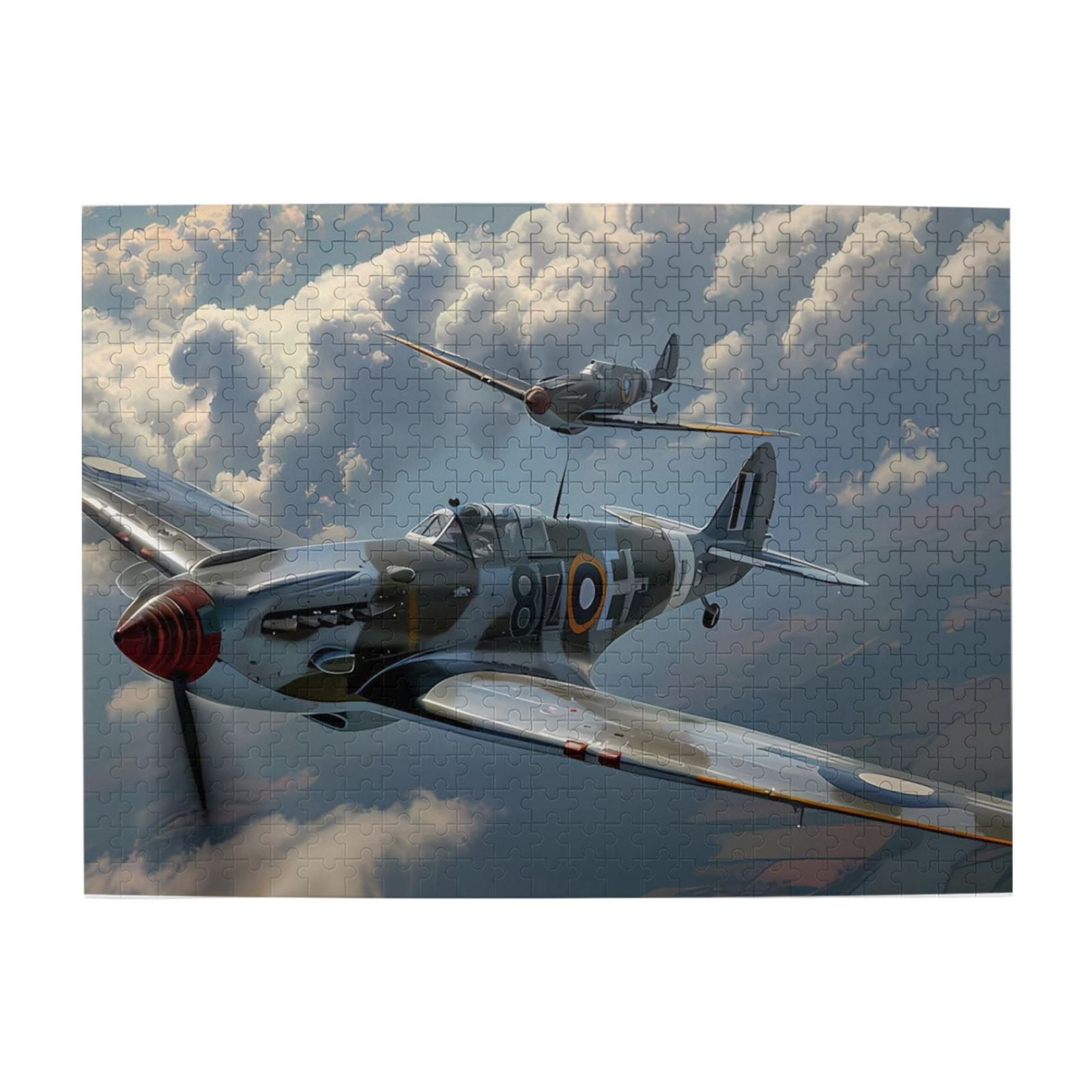 500 Piece WWII Fighter Plane Wooden Jigsaw Puzzle For Adults – Epic ...