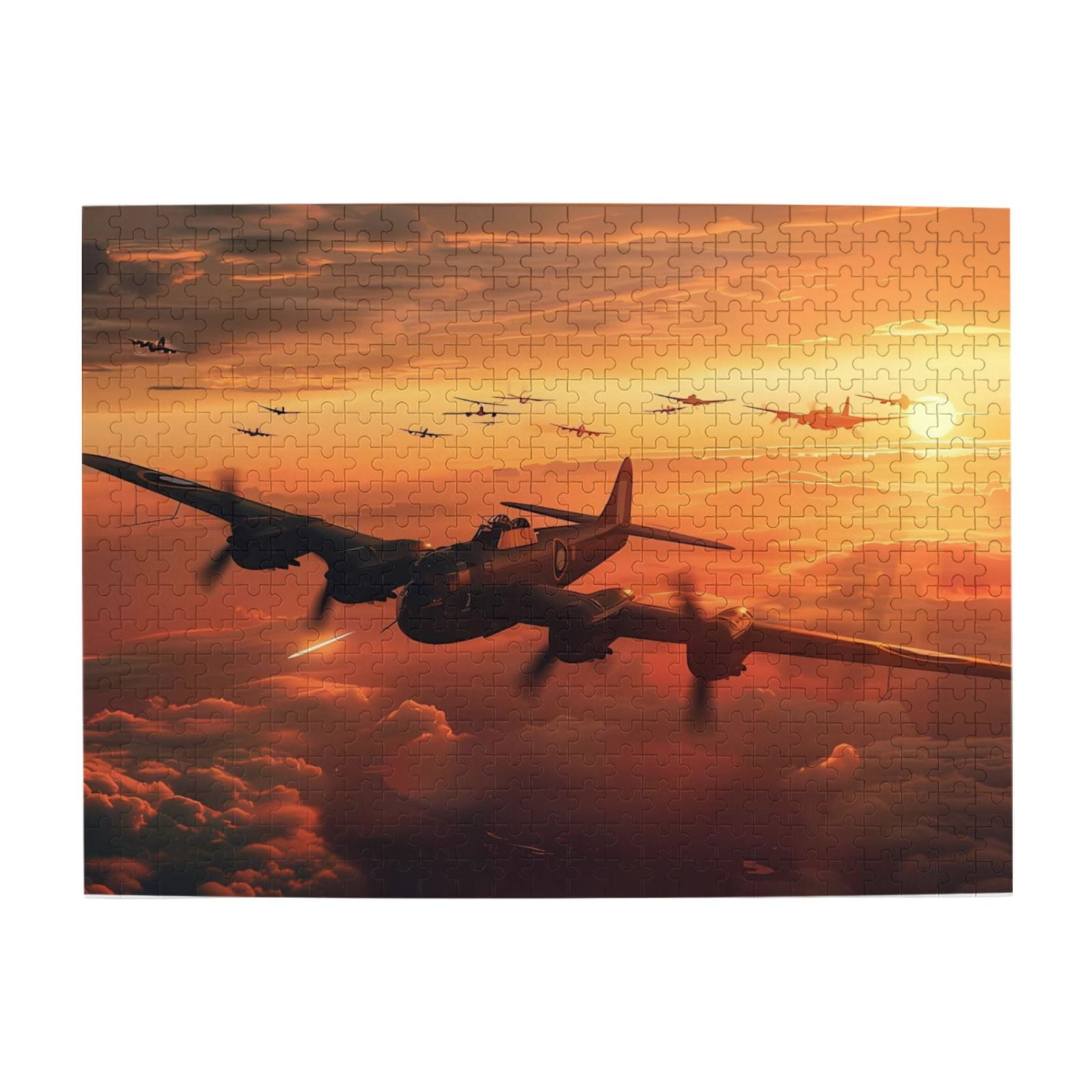500 Piece WWII Fighter Planes Jigsaw Puzzle For Adults – Dramatic ...