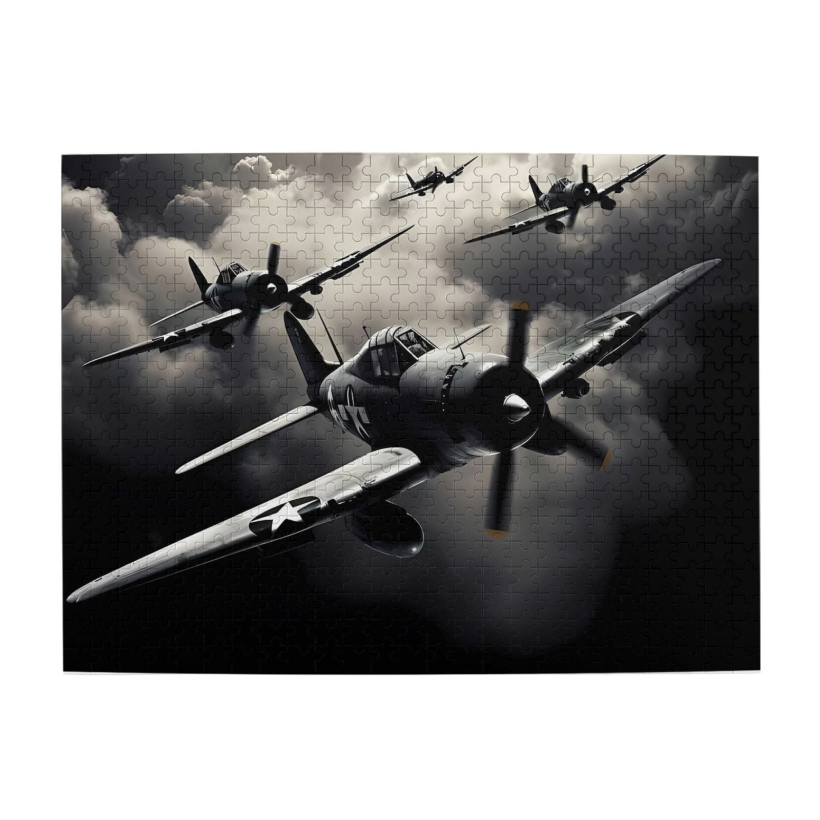 500 Piece WWII Fighter Planes Jigsaw Puzzle For Adults Dynamic Military ...