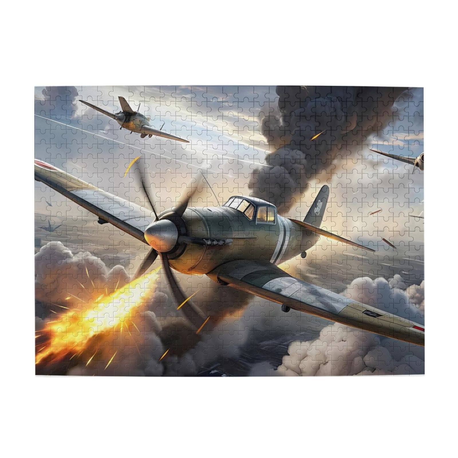 500 Piece WWII Fighter Planes Wooden Jigsaw Puzzle For Adults – Dynamic ...