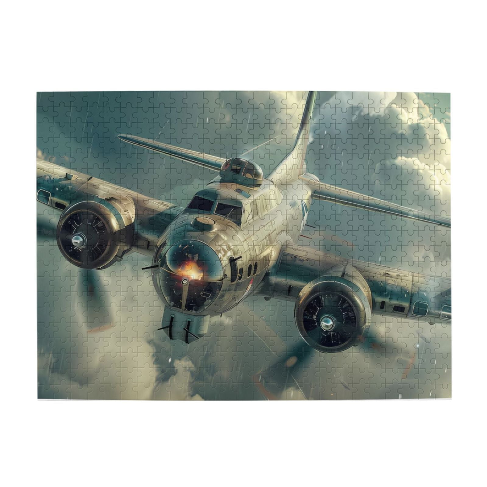 500 Piece WWII Flying Fortress Jigsaw Puzzle For Adults Challenging ...