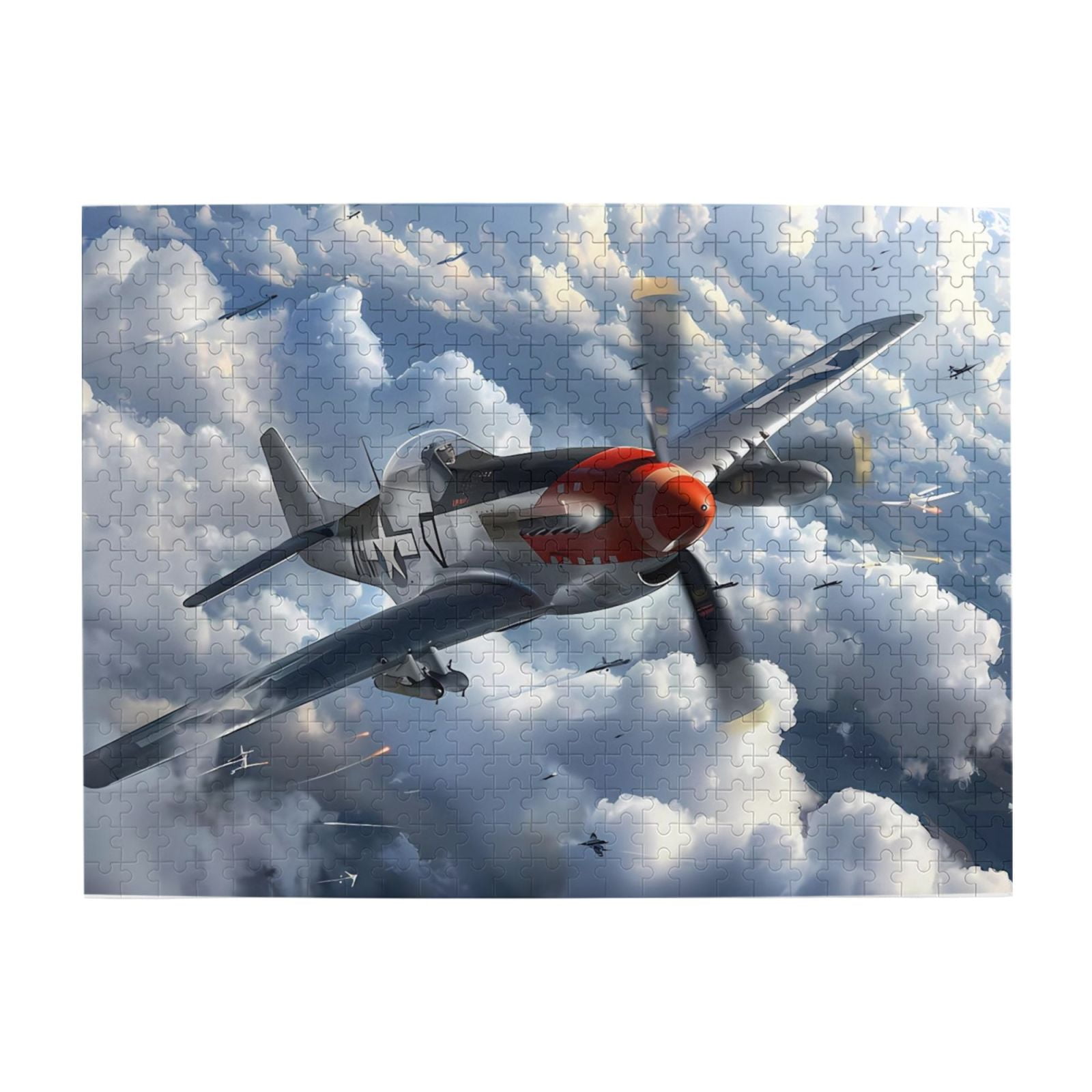 500 Piece WWII Vintage Fighter Plane Jigsaw Puzzle For Adults – Dynamic ...