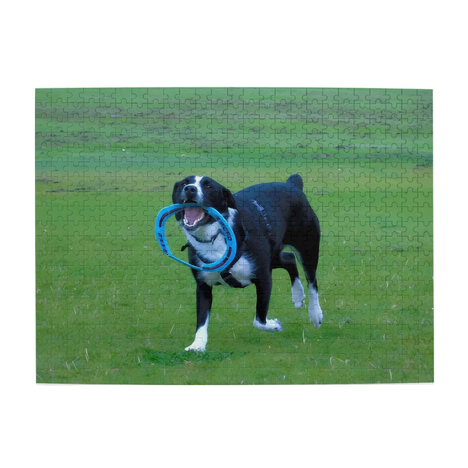 500-Piece Wooden Jigsaw Puzzle for Adults & Families - Dog Running ...