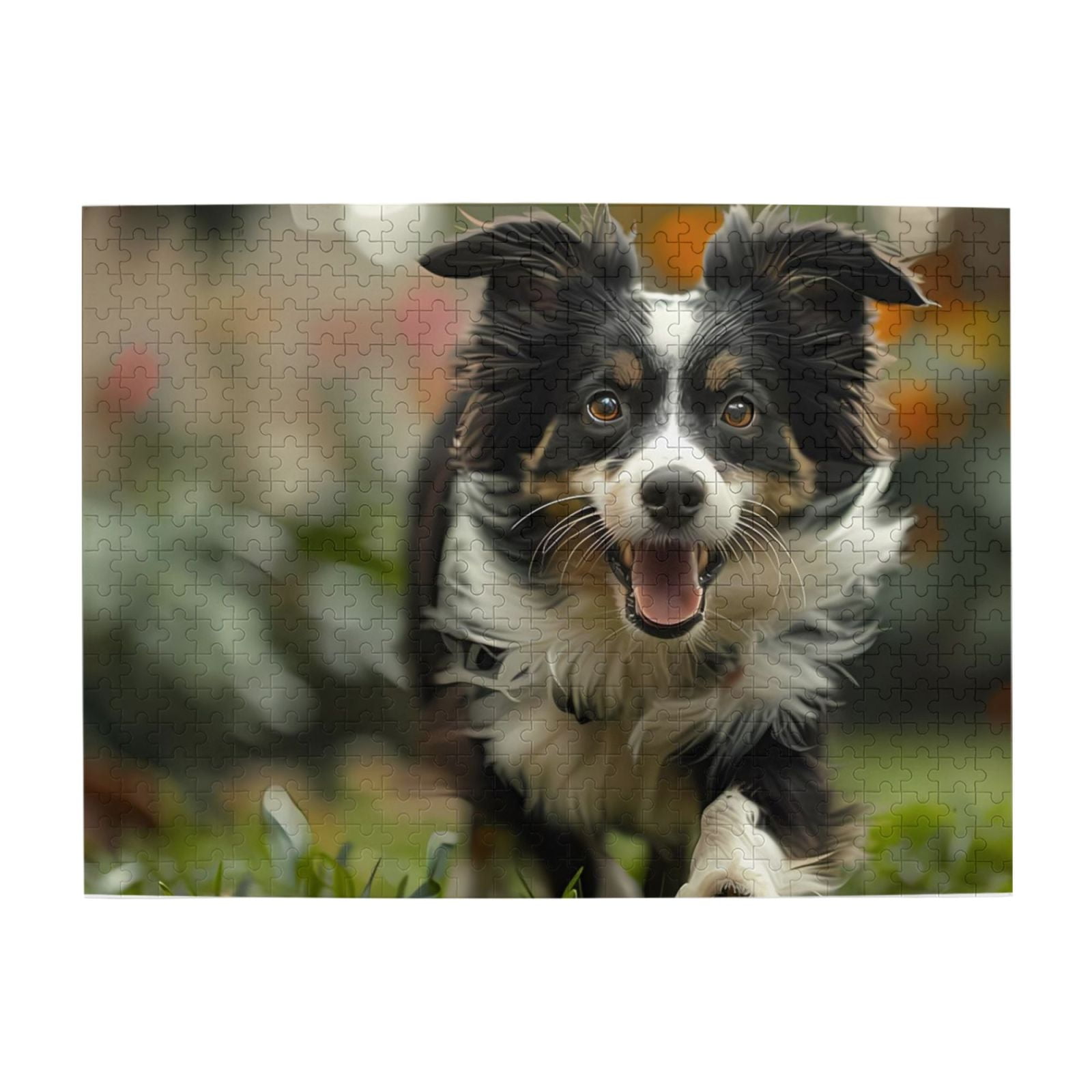 500-Piece Wooden Jigsaw Puzzle for Adults & Families - Running Border ...