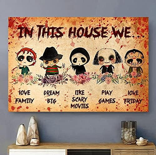 500 Piece Wooden Puzzle for Adults in This House Horror Movie Vintage ...