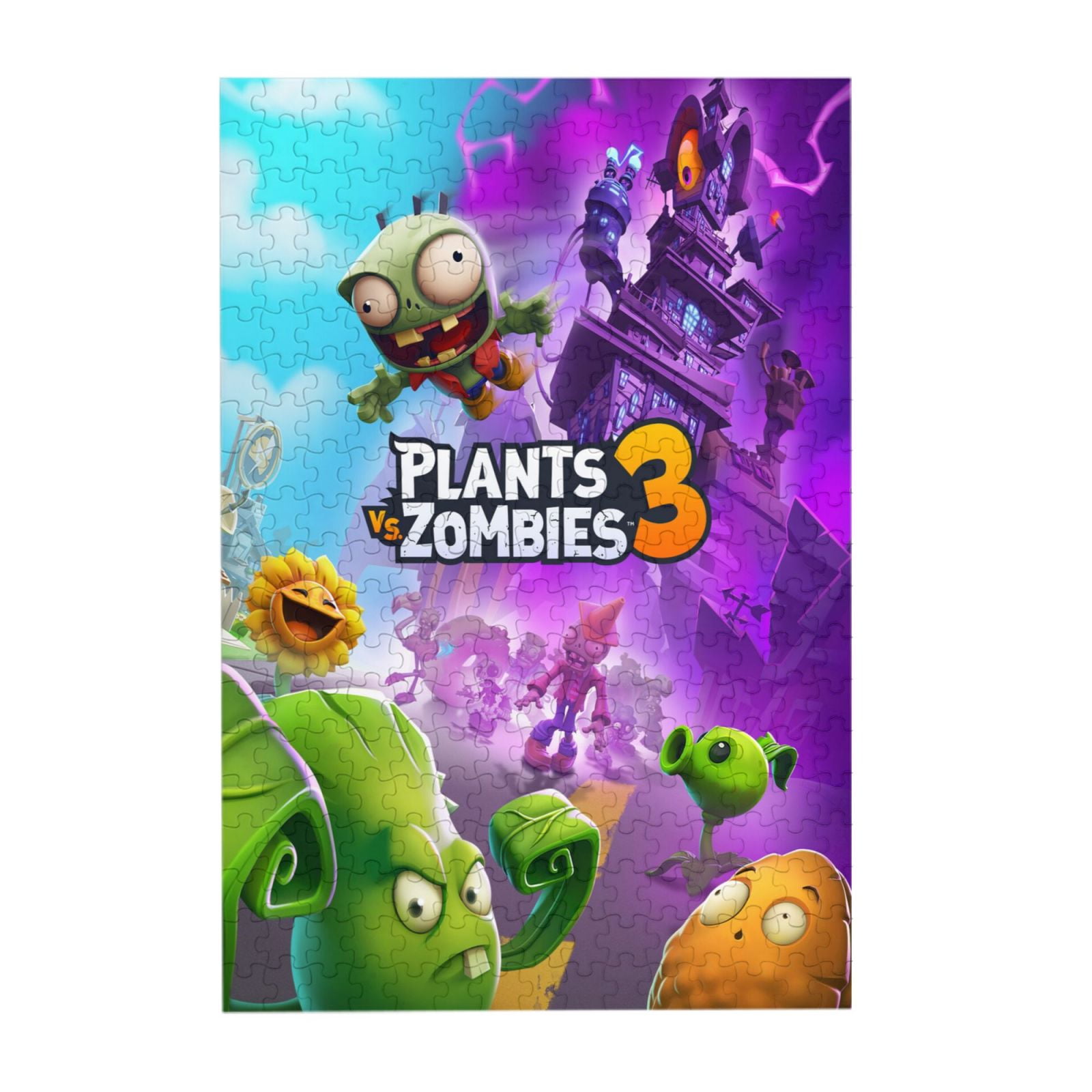 500 Piece Wooden Puzzles Plants vs Zombi-e Jigsaw Puzzles for Adults ...