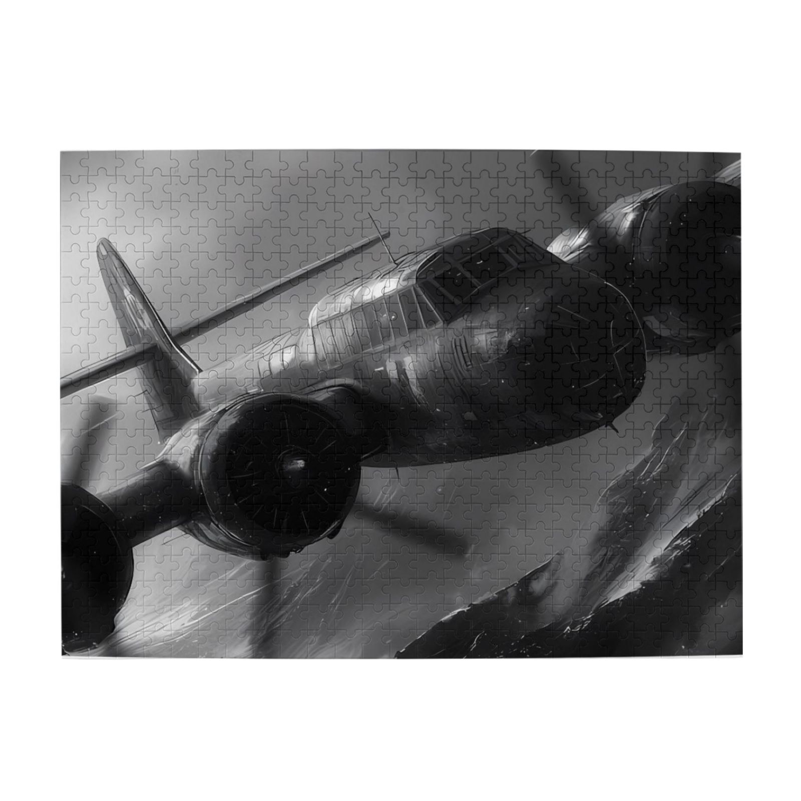 500 Piece Wooden Vintage WWII Bomber Jigsaw Puzzle For Adults ...