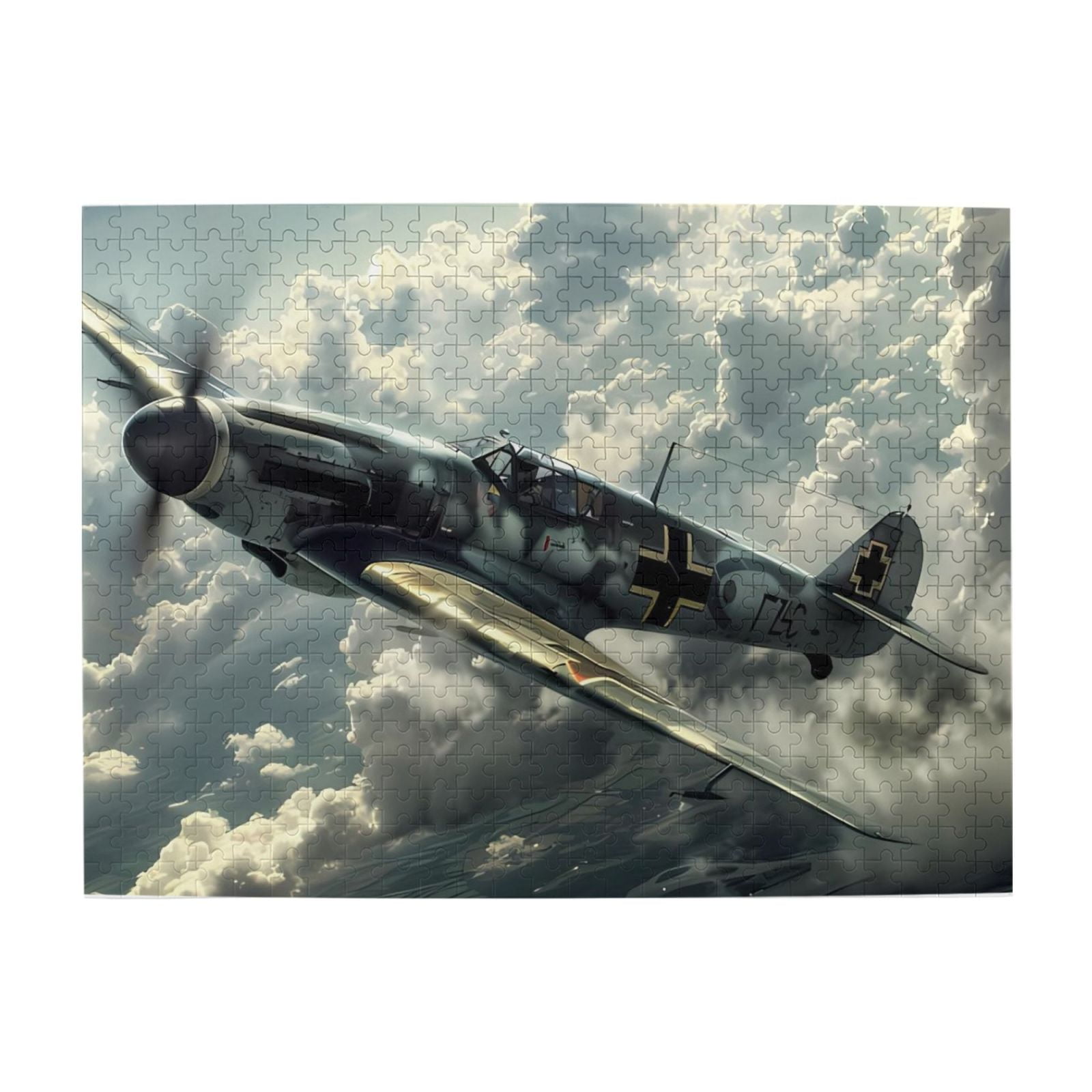 500 Piece Wooden WWII Fighter Plane Jigsaw Puzzle For Adults ...