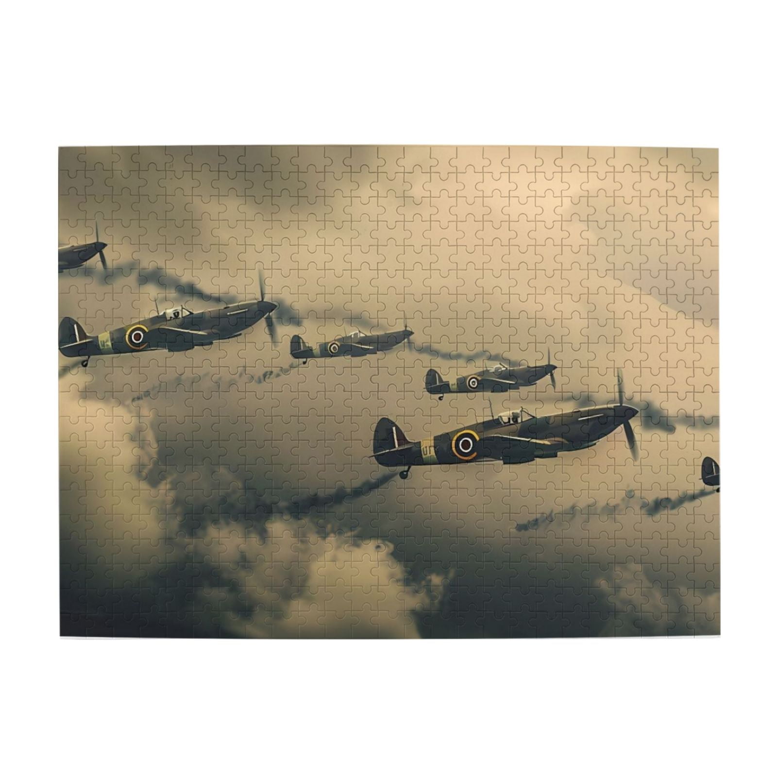 500 Piece Wooden WWII Fighter Planes Jigsaw Puzzle For Adults ...