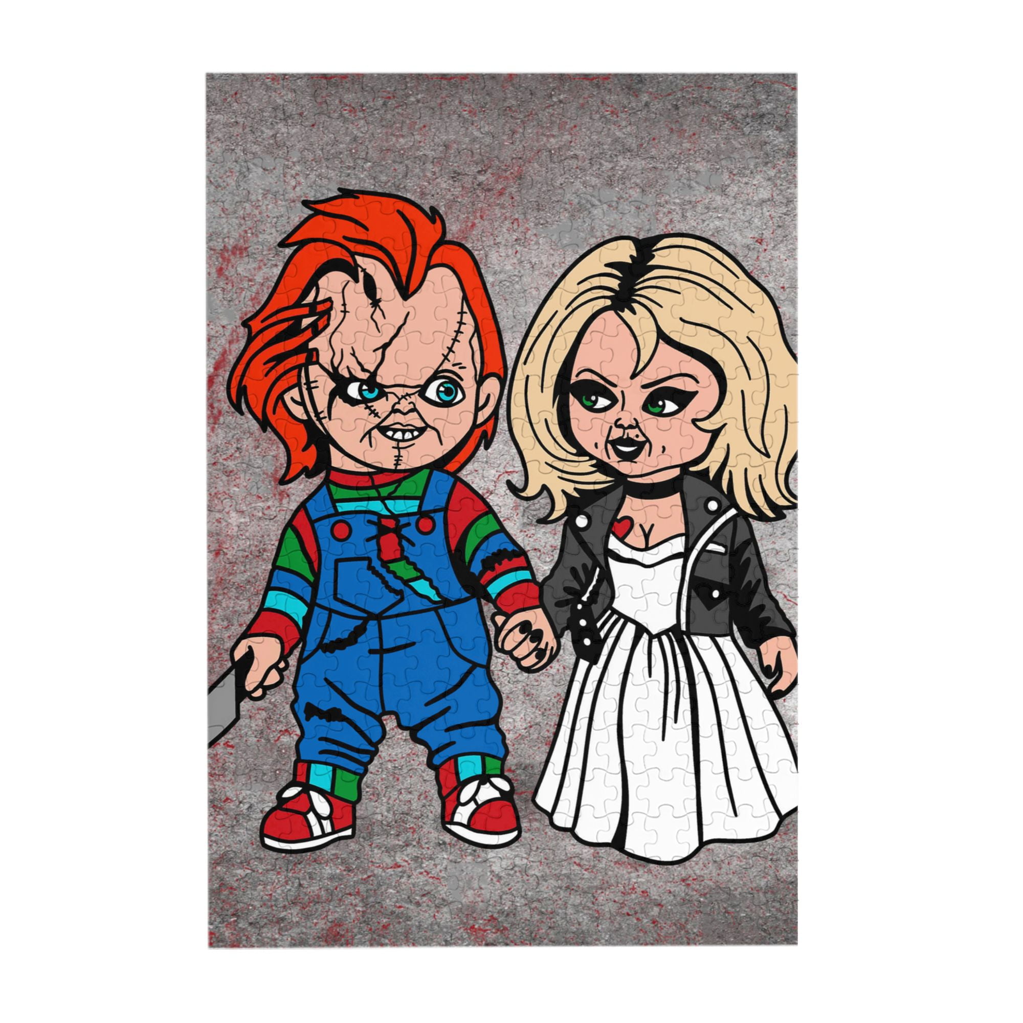 500 Pieces Bride of Chucky And Tiffany Puzzle for Adults and Teenagers ...