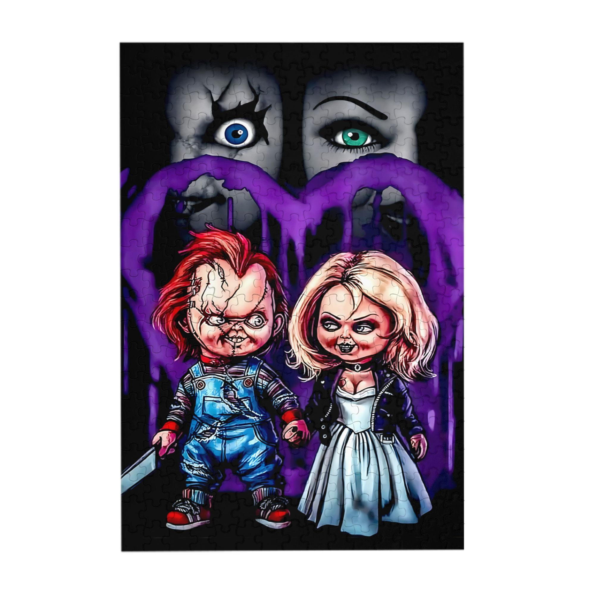 500 Pieces Bride of Chucky And Tiffany Puzzle for Adults and Teenagers ...