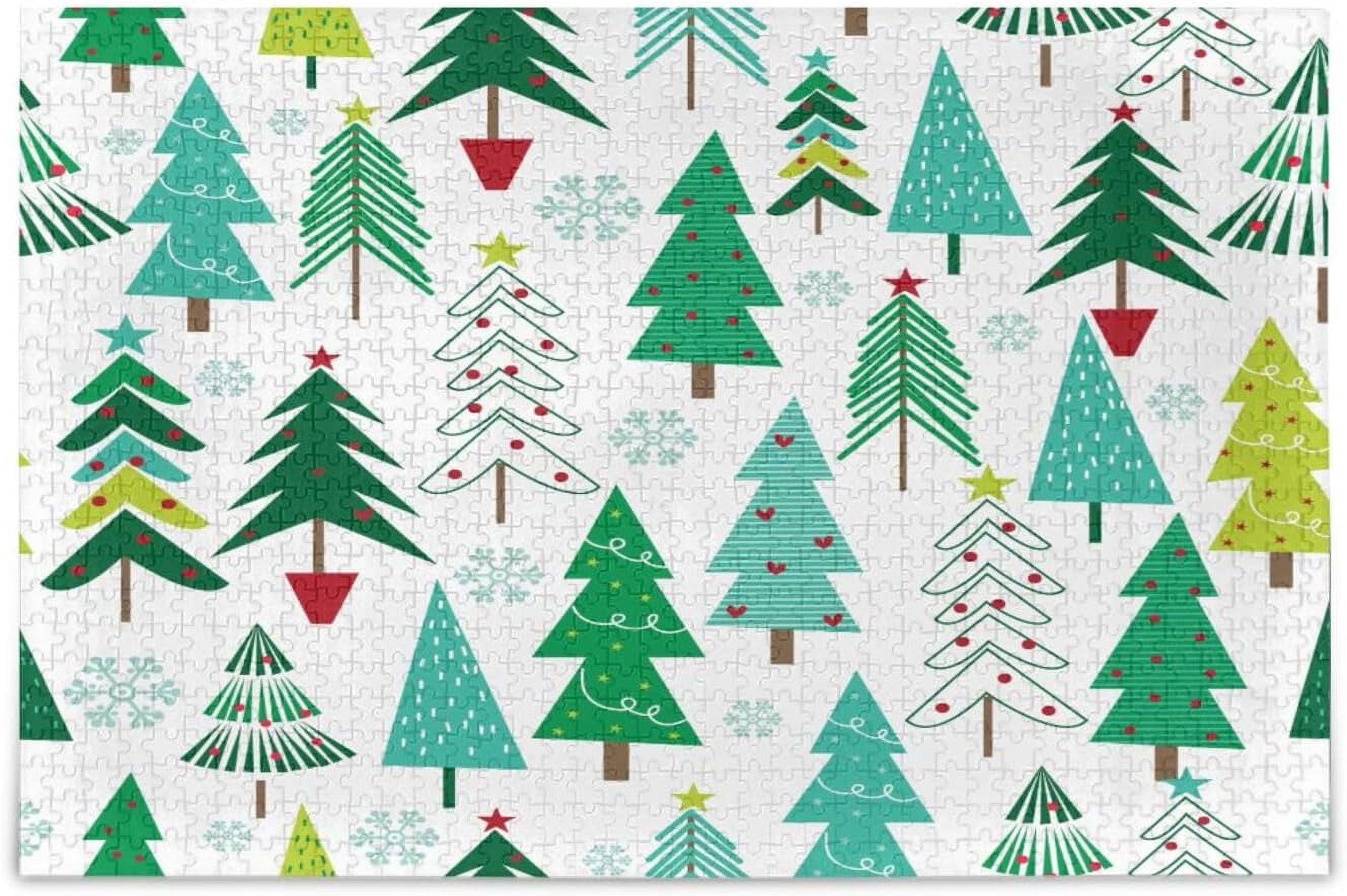500 Pieces Christmas Tree Jigsaw Puzzle for Adults Teens Kids, Fun ...