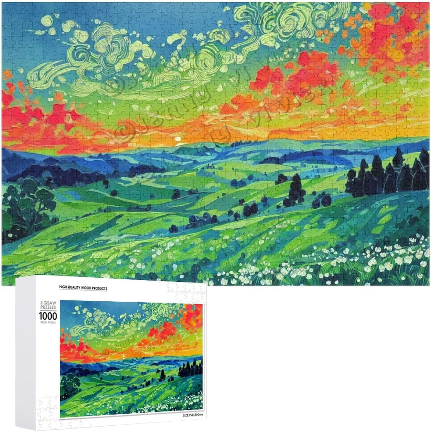 500 Pieces Cloud Hill Tree Puzzle for Adults, 20.5"x15" – Vintage ...