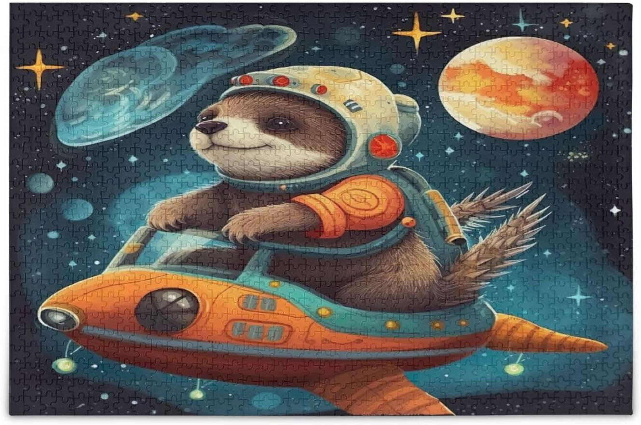 500 Pieces Cute Sloth Jigsaw Puzzle for Adults Teens Kids, Fun Family ...