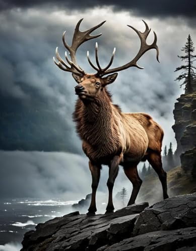 500 Pieces Elk King Puzzle Puzzle/Wooden Puzzle/Stress Relief Toys ...