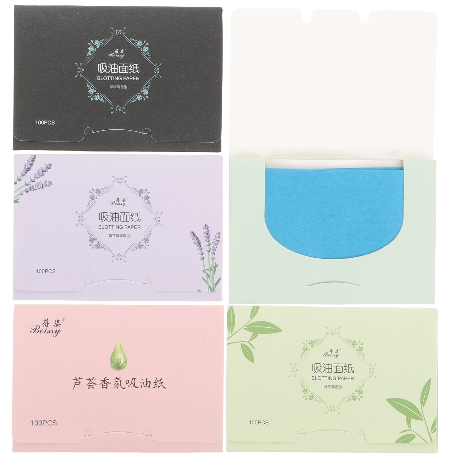 FRCOLOR 500 Pieces Oil Blotting Sheets with Linen Paper for Absorbing ...