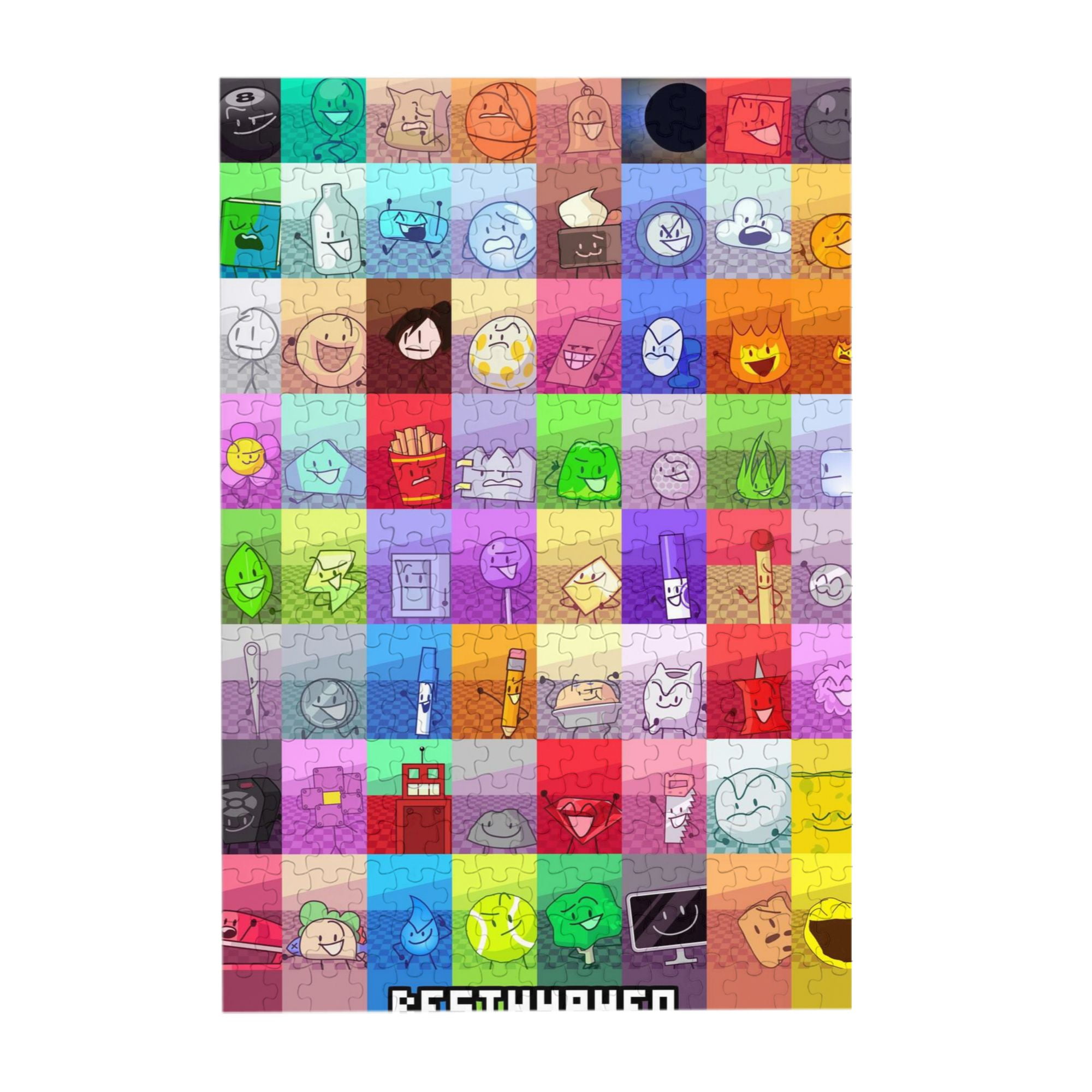 500 Pieces Game BFDI Battle For Dream Island Puzzle for Adults and ...