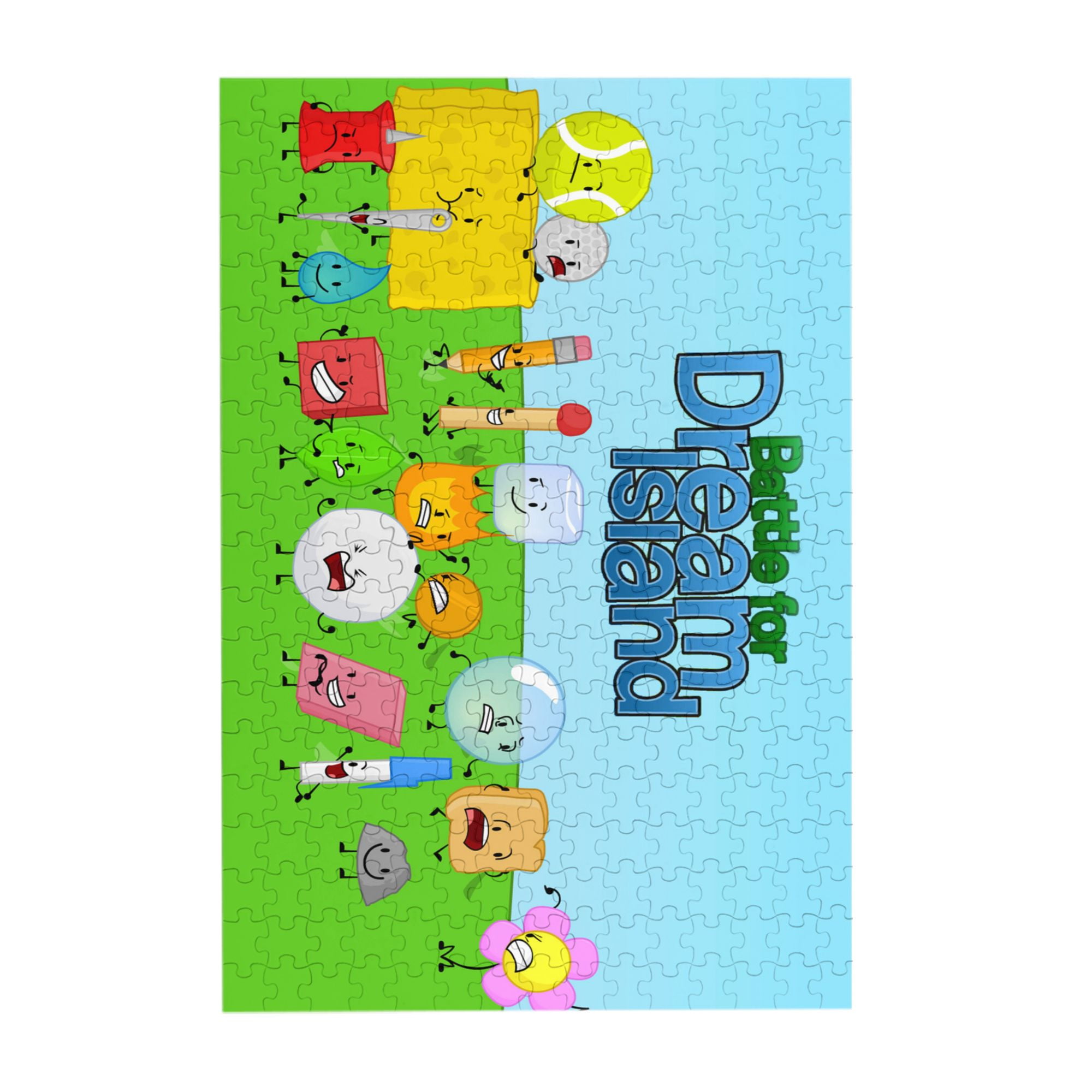 500 Pieces Game BFDI Battle For Dream Island Puzzle for Adults and ...