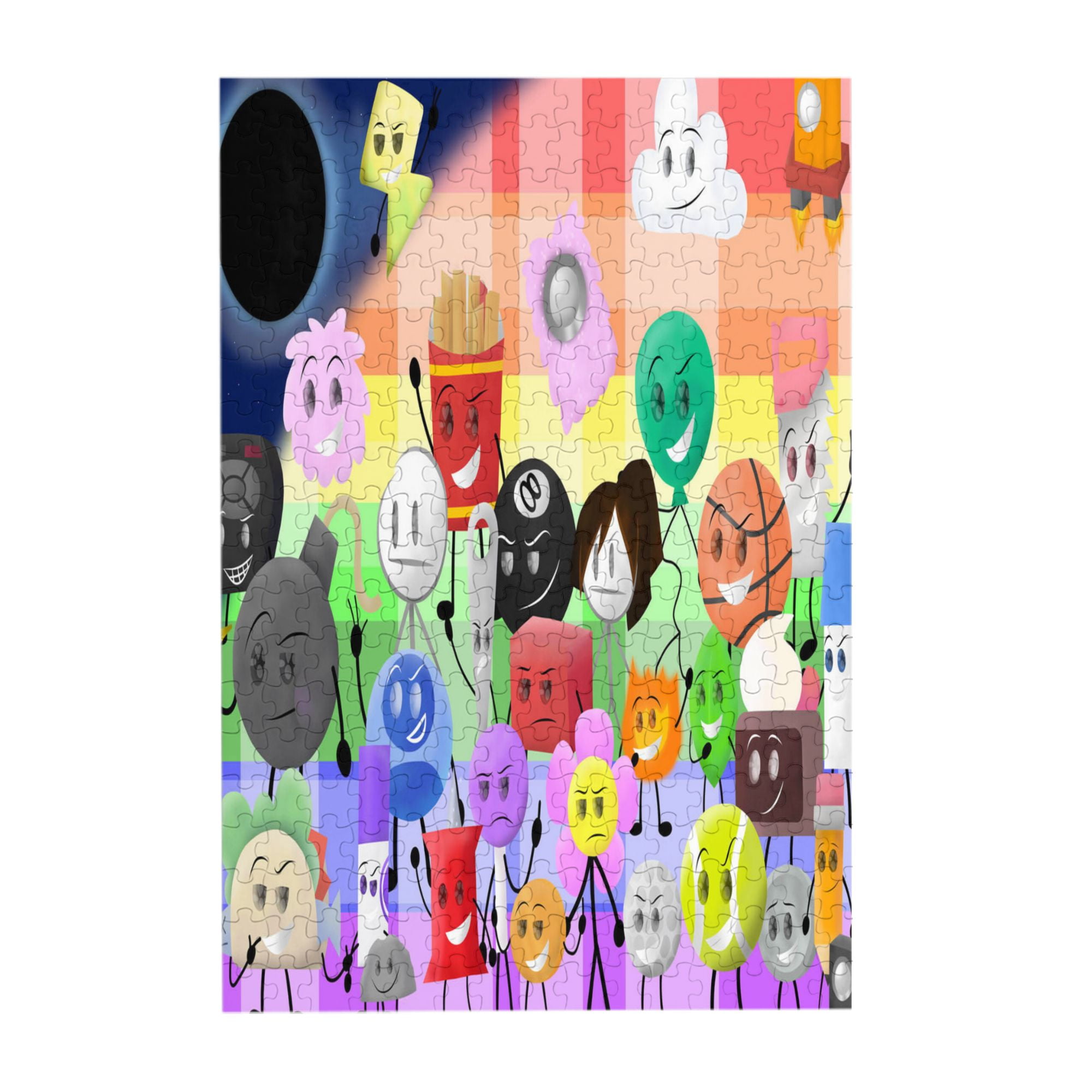 500 Pieces Game BFDI Battle For Dream Island Puzzle for Adults and ...