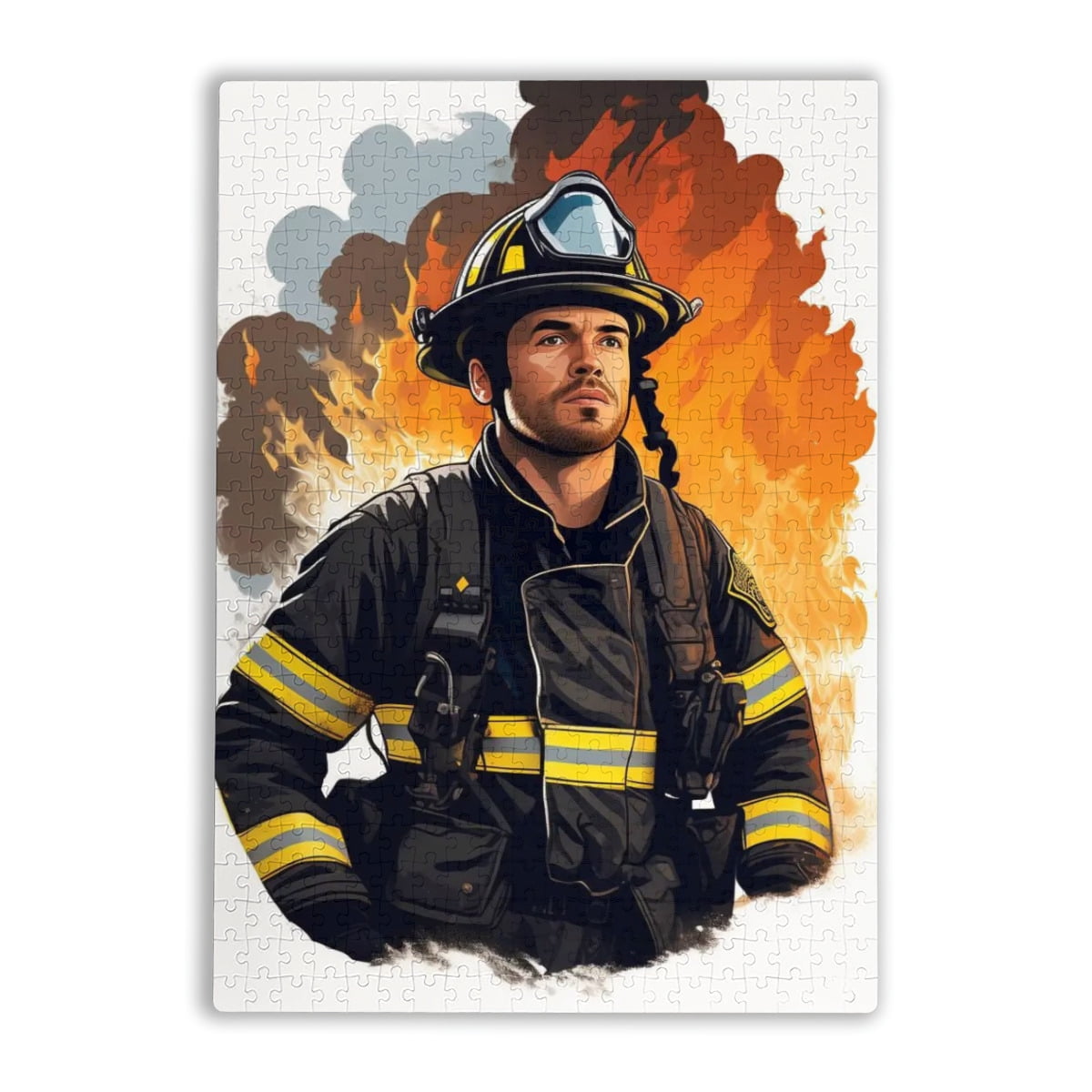 500 Pieces Jigsaw Puzzle For Adults And Teens Firefighter Be Strong Be ...