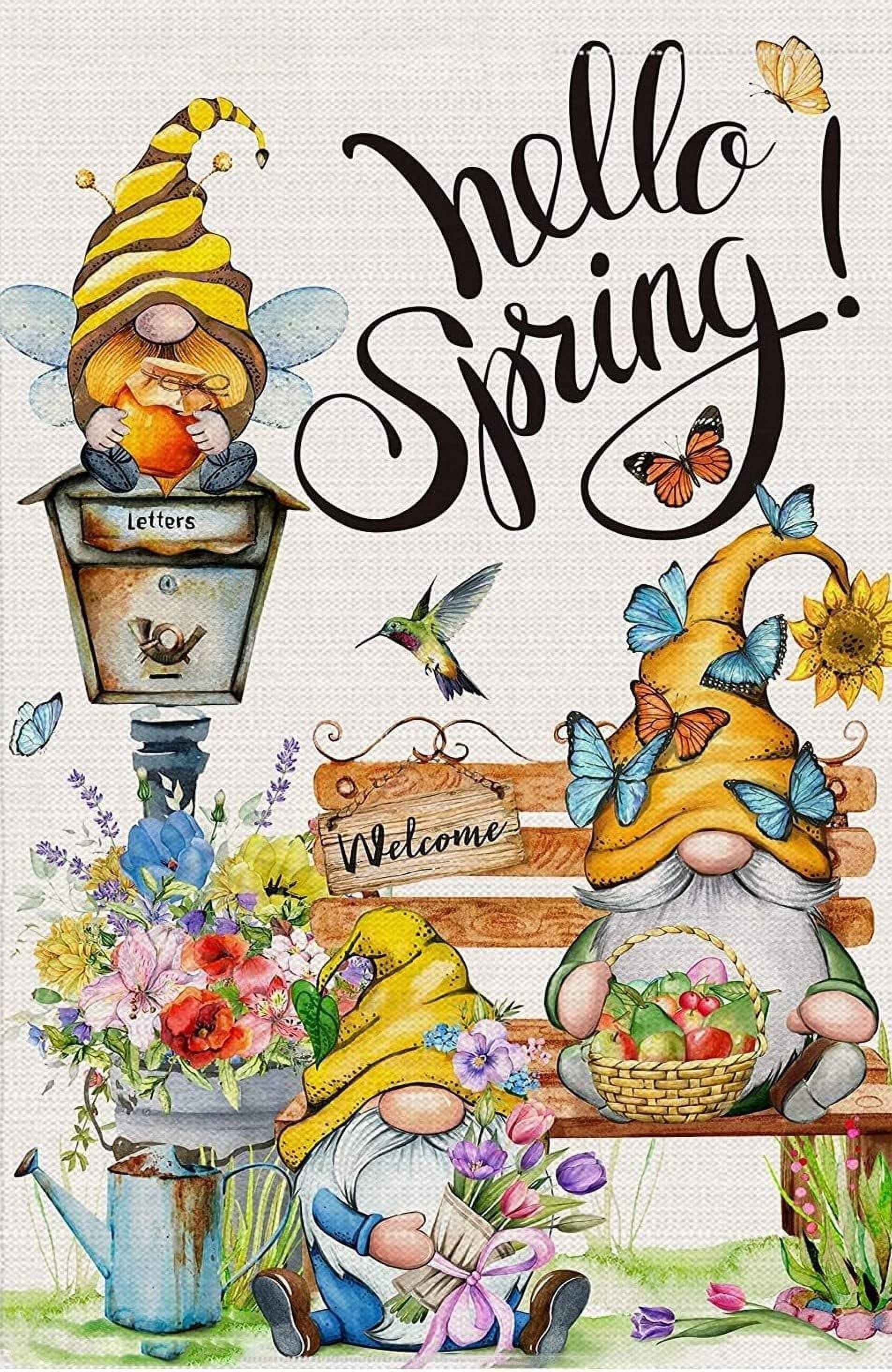 500 Pieces Jigsaw Puzzle for Adults and Teens Gnome Spring Poster ...