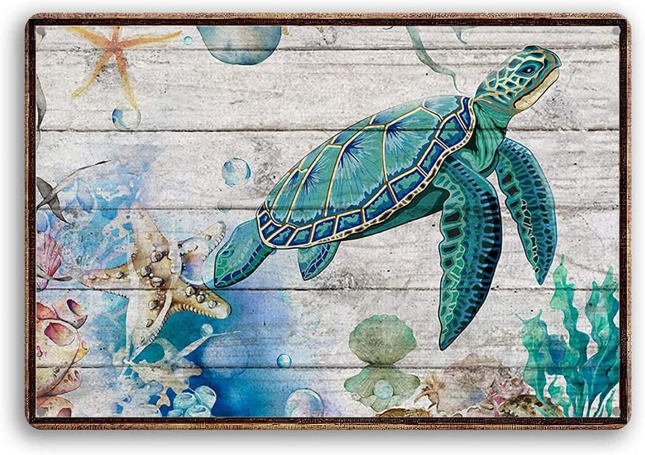 500 Pieces Jigsaw Puzzles Beach Blue Sea Turtle Plaquech Spring 15 * 20 ...