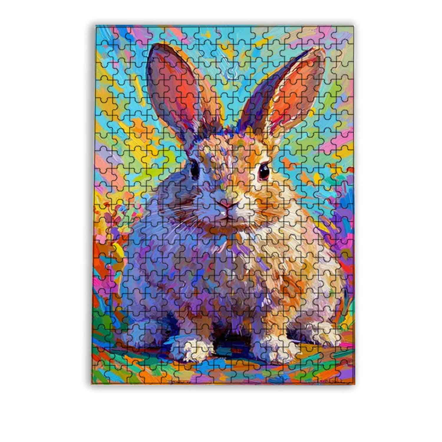 500 Pieces Jigsaw Puzzles For Adults Teens -Easter Bunny Colorful ...