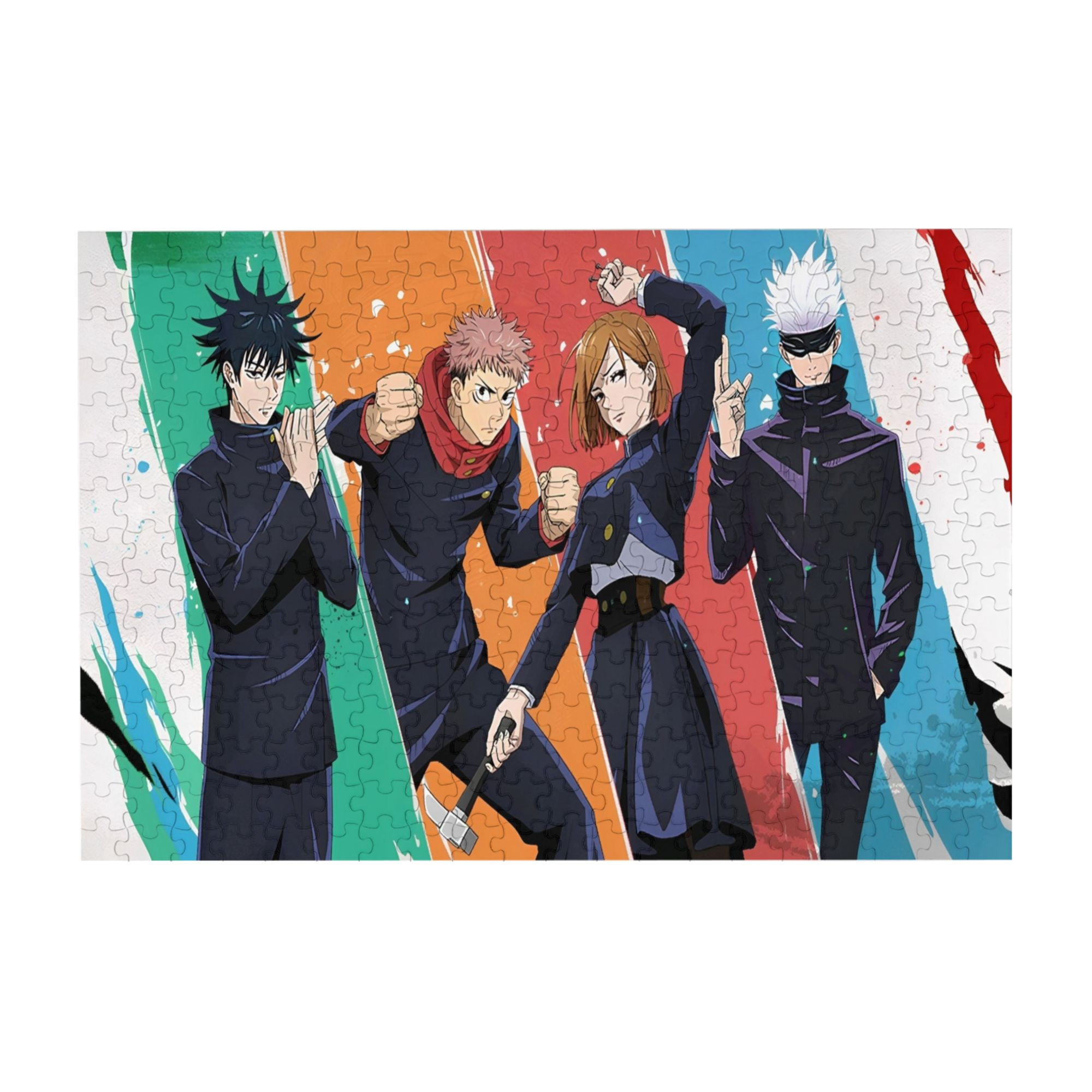 500 Pieces Jujutsu Kaisen Puzzle for Adults and Teenagers Cartoon Jigsaw Puzzle for Room Decor ...