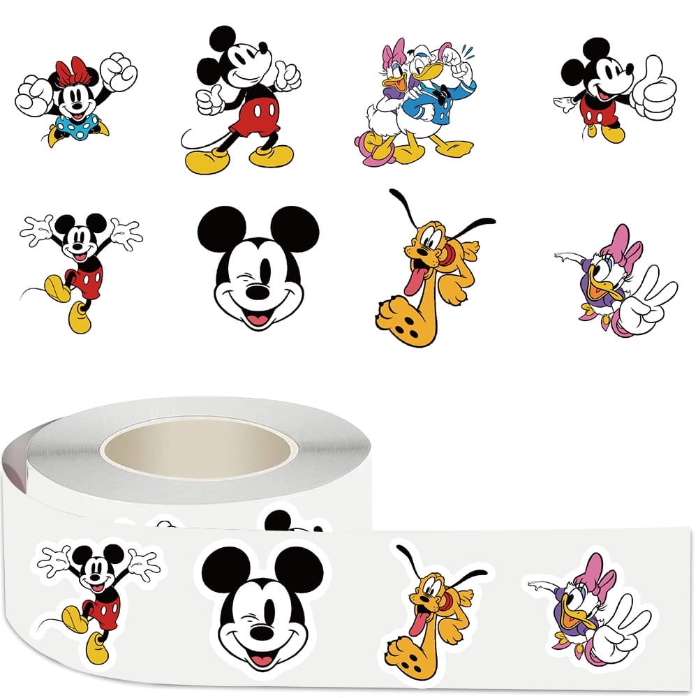 500 Pieces Minnie Stickers Colorful Fashion Graffiti Rolls Self ...