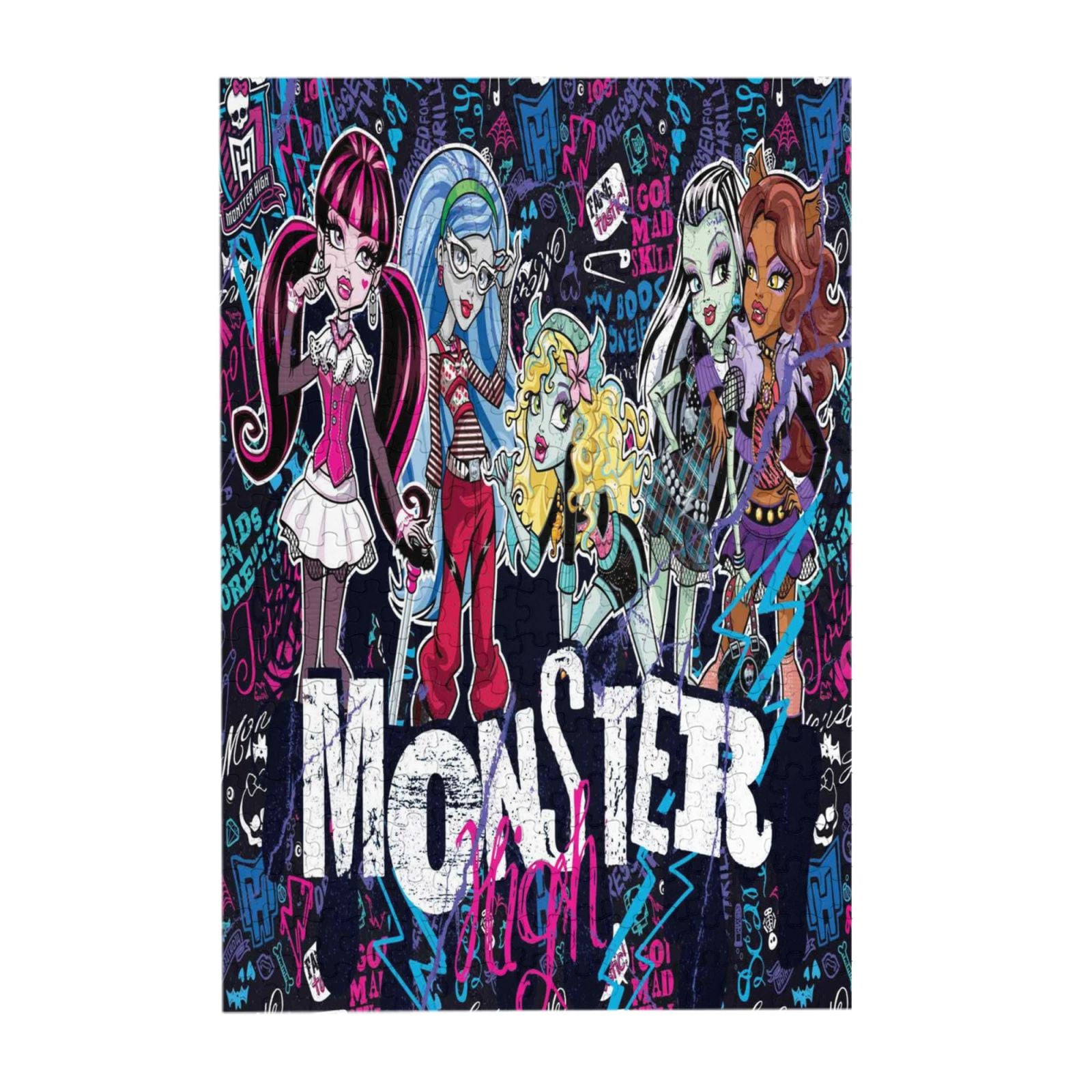 500 Pieces Mon-Ster High Jigsaw Puzzles Cartoon Anime Picture Puzzle ...