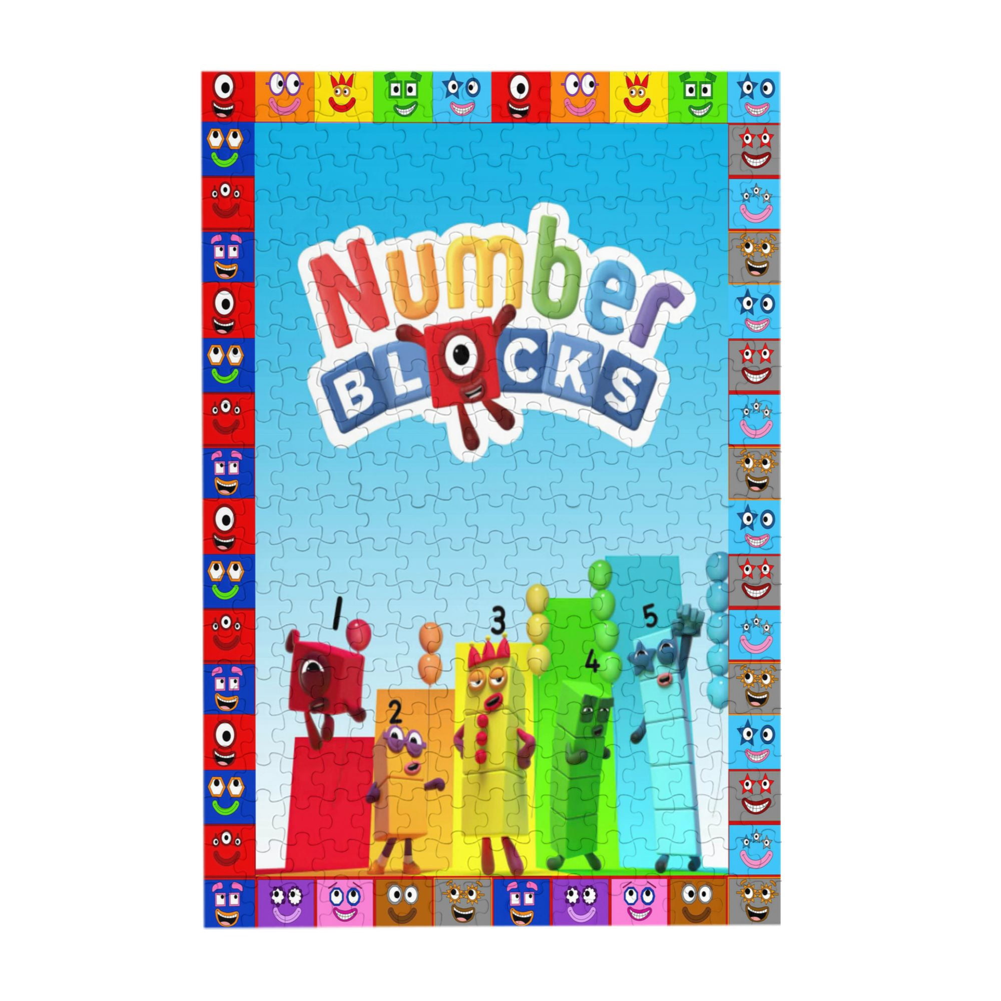 500 Pieces Number Block Puzzle for Adults and Teenagers Cartoon Jigsaw ...