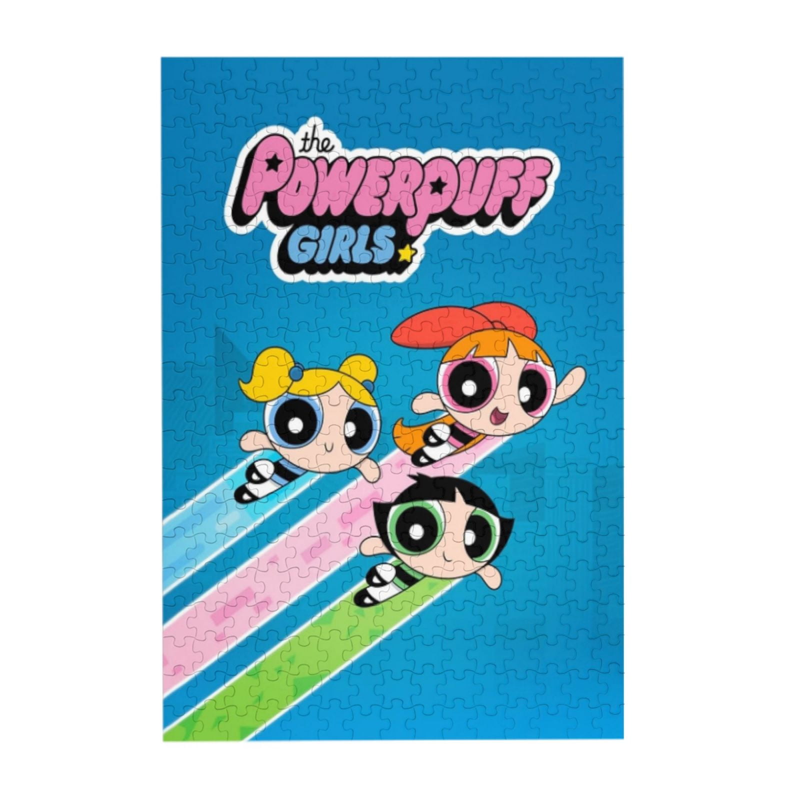 500 Pieces Powerpuff Girls Jigsaw Puzzles Cartoon Anime Picture Puzzle ...
