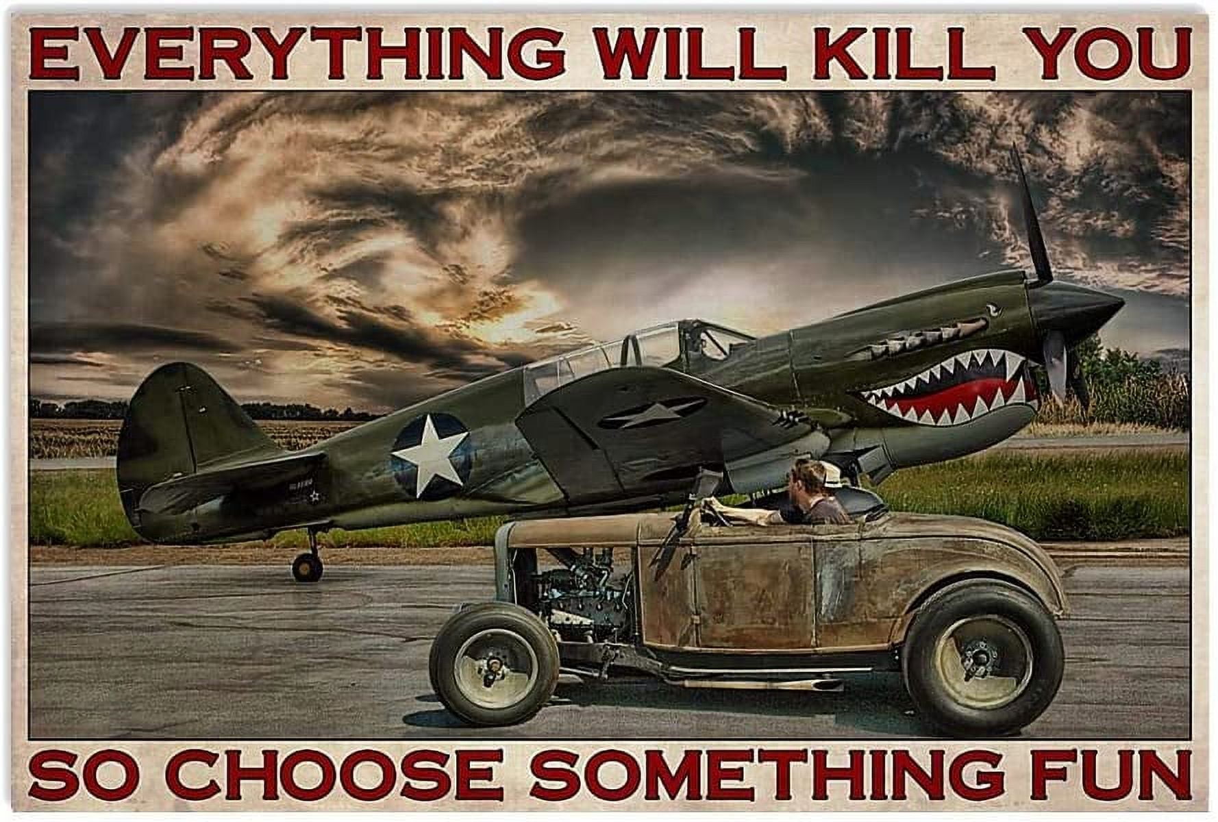 500 Pieces Puzzle for Adult - Hot Rod and Airplane Choose Something Wooden Jigsaw Puzzles ...