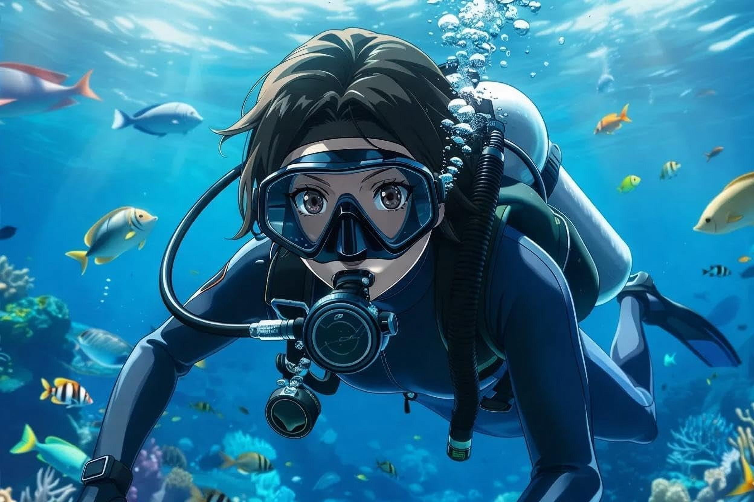 500 Pieces Puzzle for Adult Scuba Diving Anime Wooden Jigsaw Puzzles ...