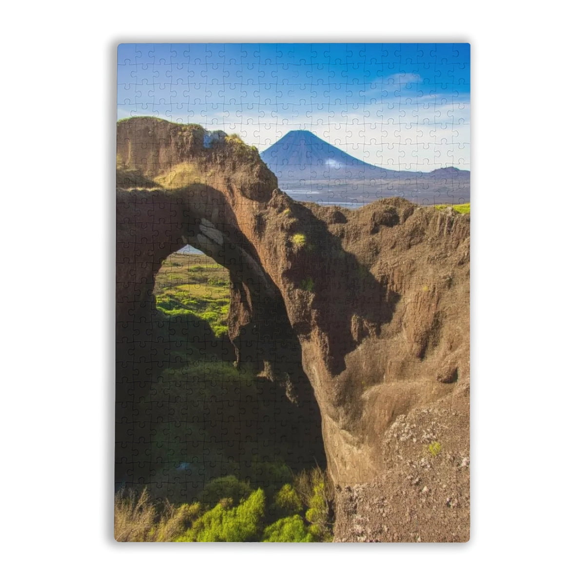 500 Pieces Puzzle For Adults Famous Arch and Volcano View For Players ...