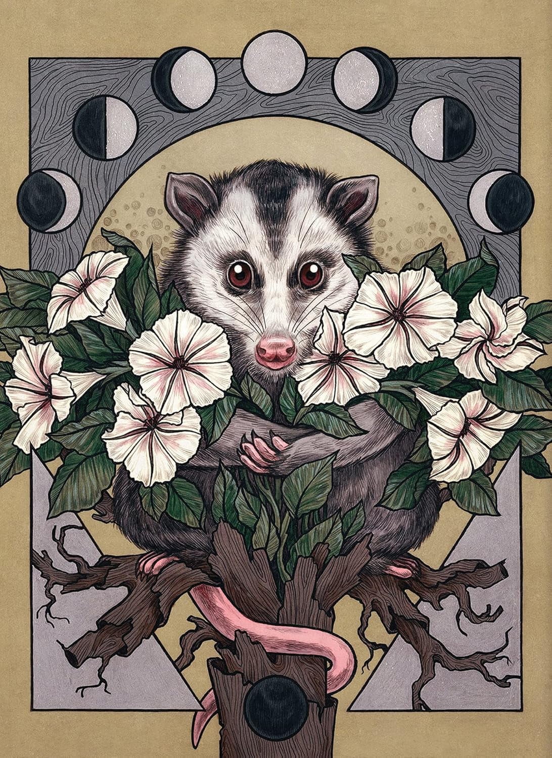 500 Pieces of Puzzle-Moon Possum-Adult Puzzle, Childrenfts Educational ...