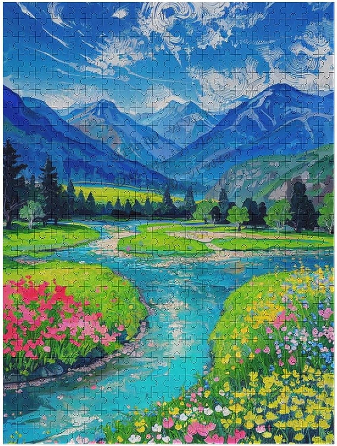 500 Pieces Puzzles for Adults Landscape Jigsaw Puzzle Artwork Style ...