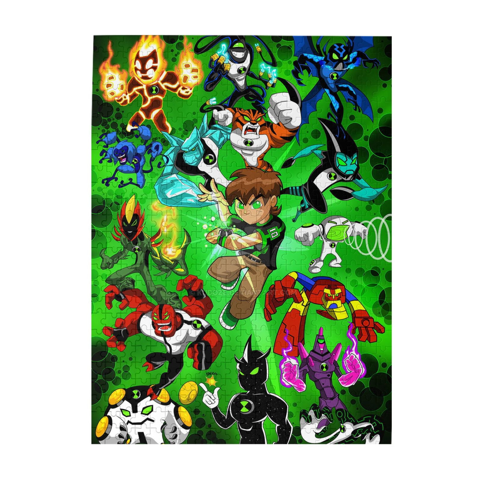 500 Pieces Puzzles Ben 10 Wooden Puzzle Large Puzzle Game Artwork ...