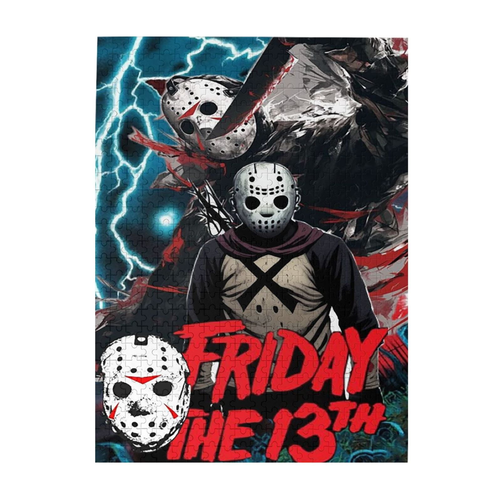 500 Pieces Puzzles Jason Voorhees - Friday The 13th Wooden Puzzle Large ...