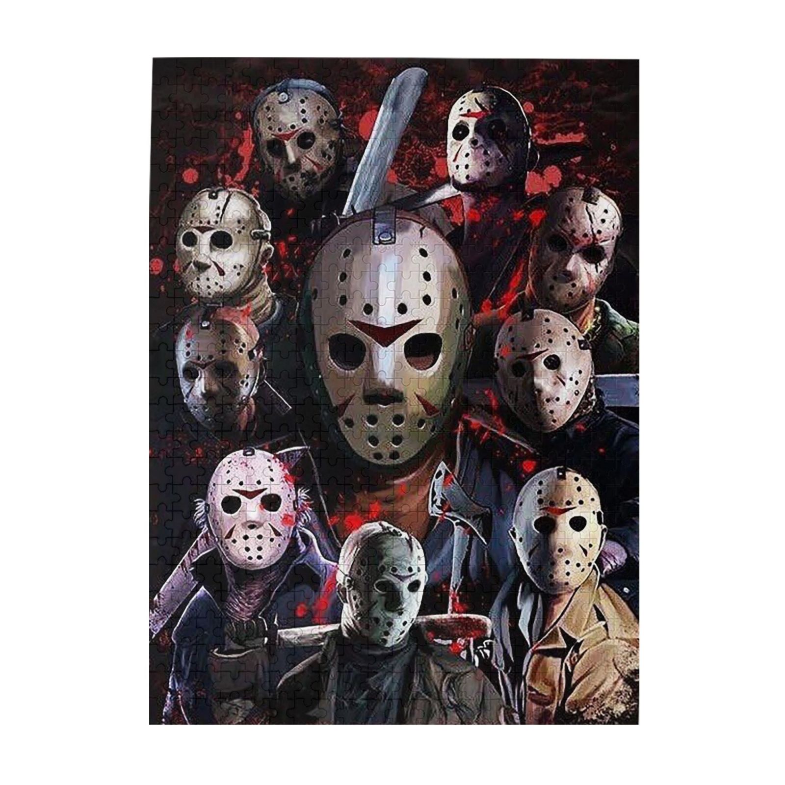 500 Pieces Puzzles Jason Voorhees - Friday The 13th Wooden Puzzle Large ...